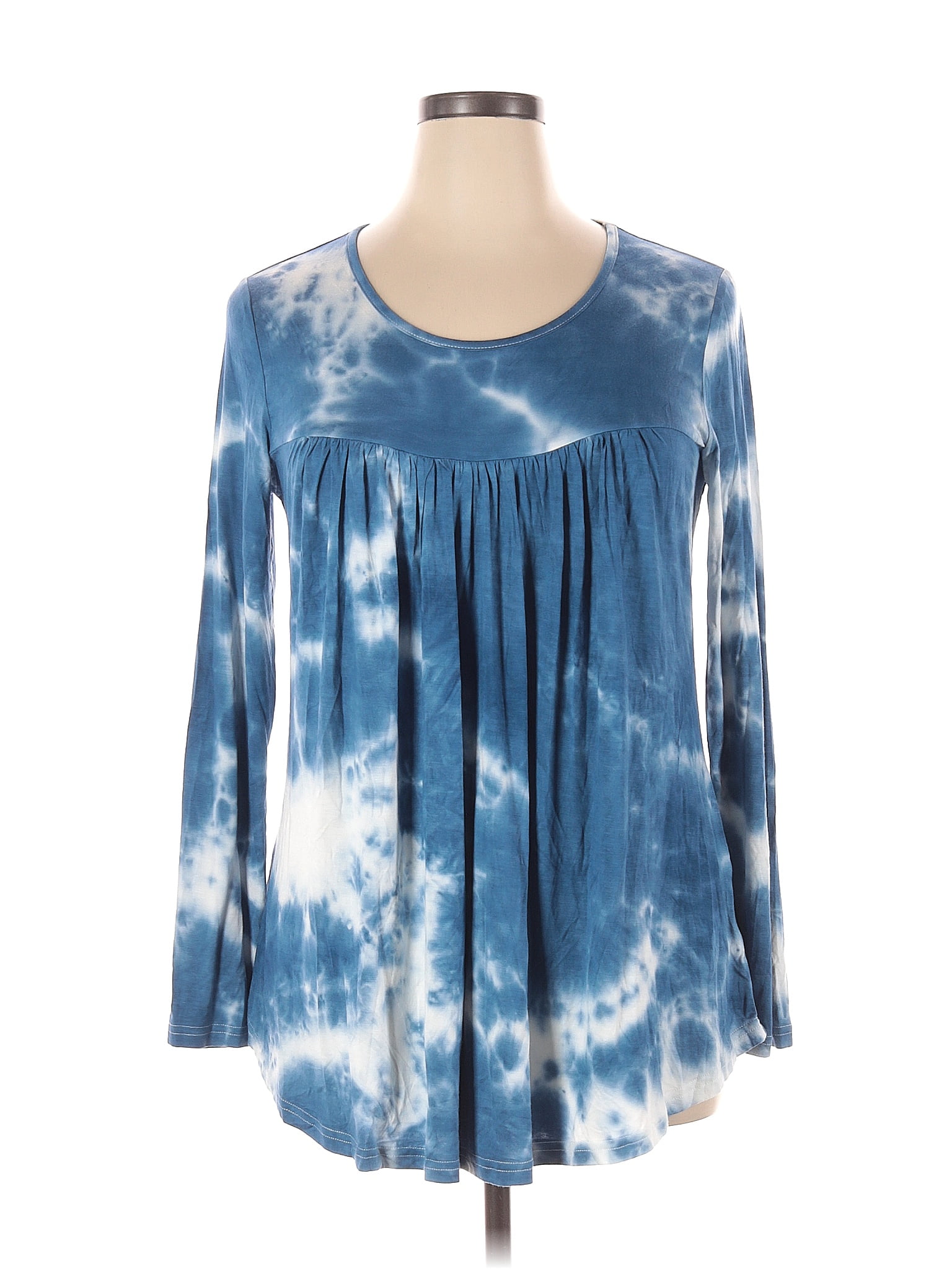 Cathy Tie-dye Blue Long Sleeve Top Size XL - 37% off | ThredUp