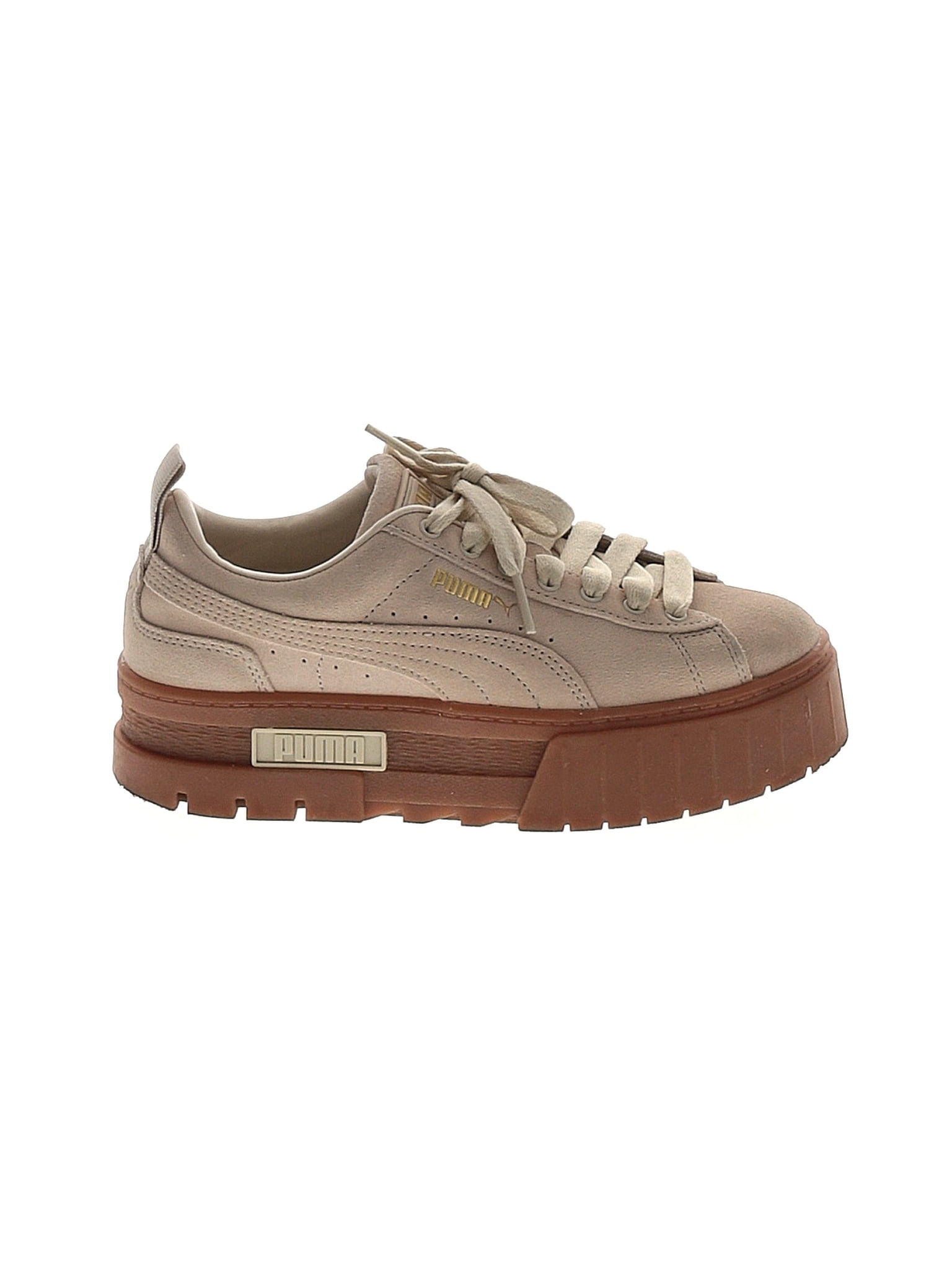 Puma Solid Tan Sneakers Size 6 - 56% off | ThredUp