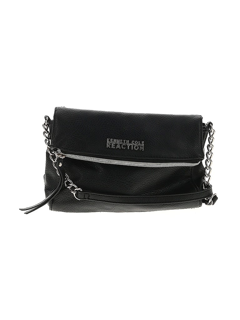 Kenneth Cole Reaction Solid Black Crossbody Bag One Size 67 Off