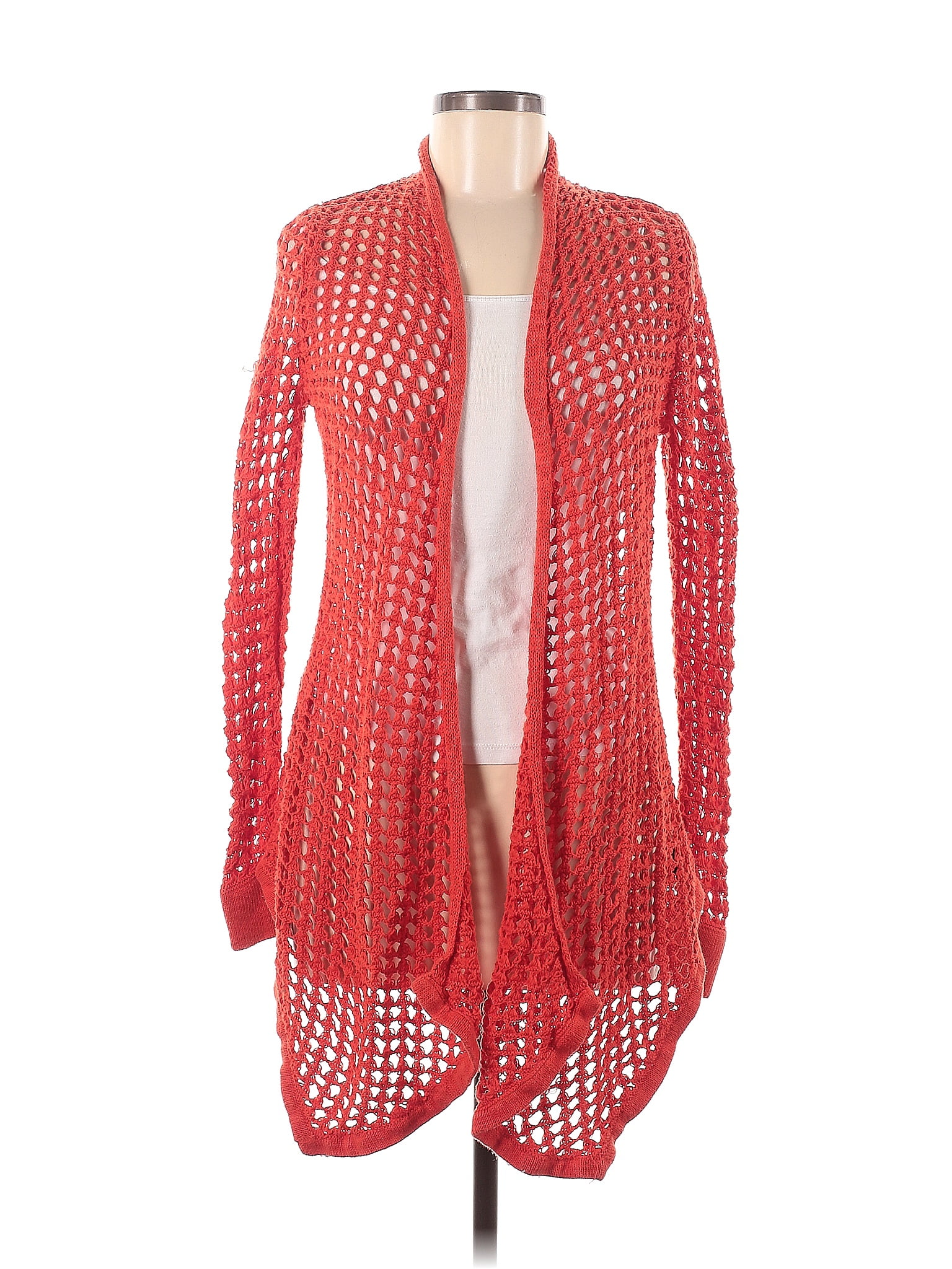 2b bebe 100% Cotton Color Block Solid Red Cardigan Size M - 56% off | ThredUp