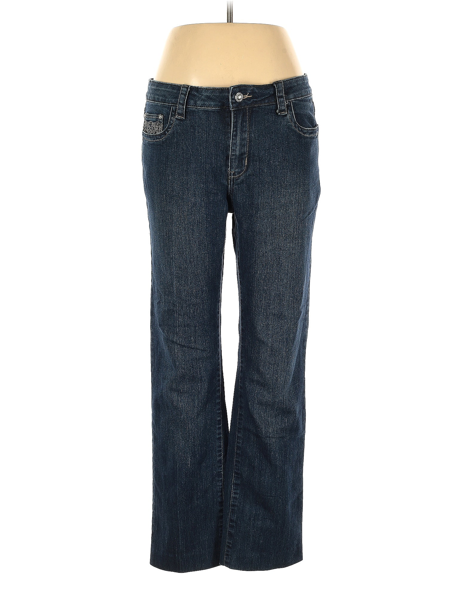 Daniel Jeans Solid Blue Jeans Size 13 - 14 - 52% off | ThredUp