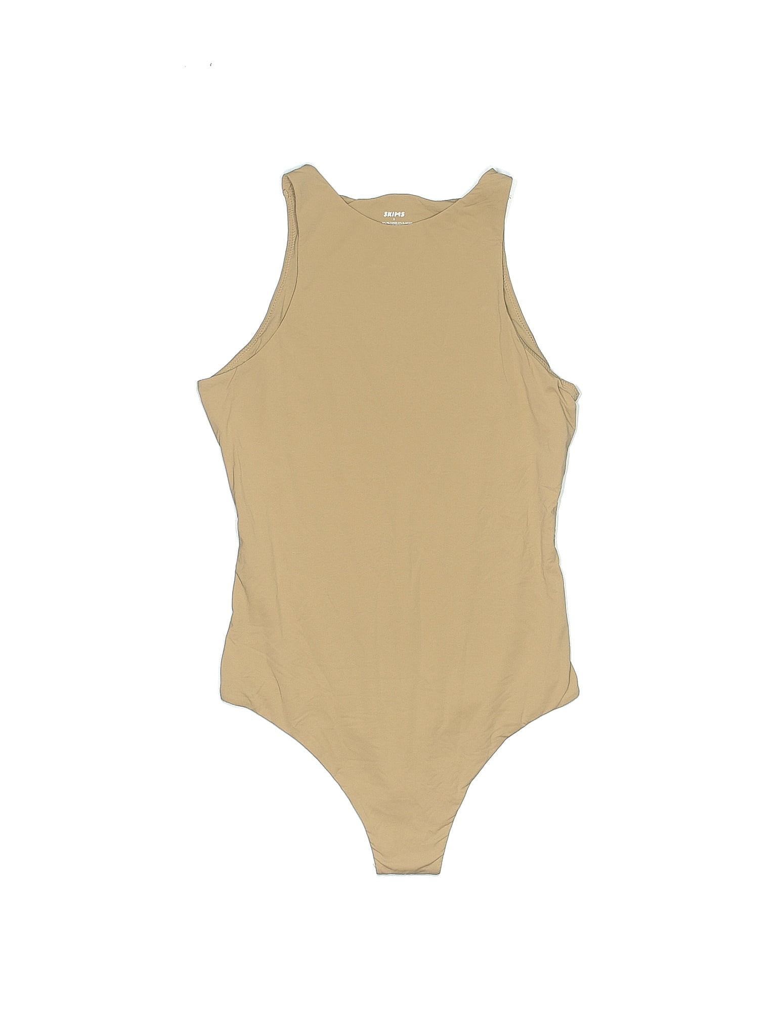 SKIMS Solid Tan Bodysuit Size S - 46% off | ThredUp