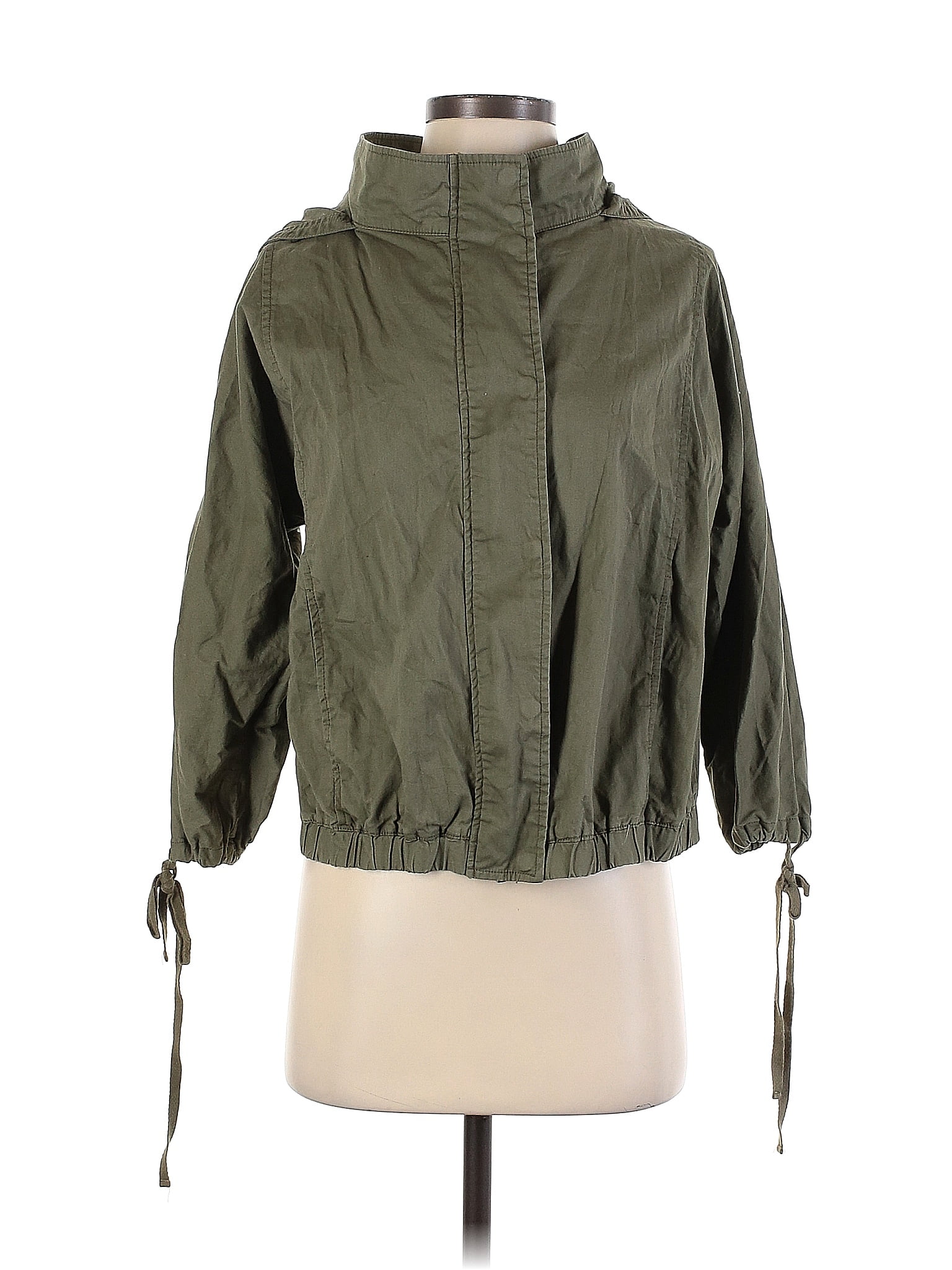 Soho JEANS NEW YORK & COMPANY 100% Cotton Solid Green Jacket Size S ...