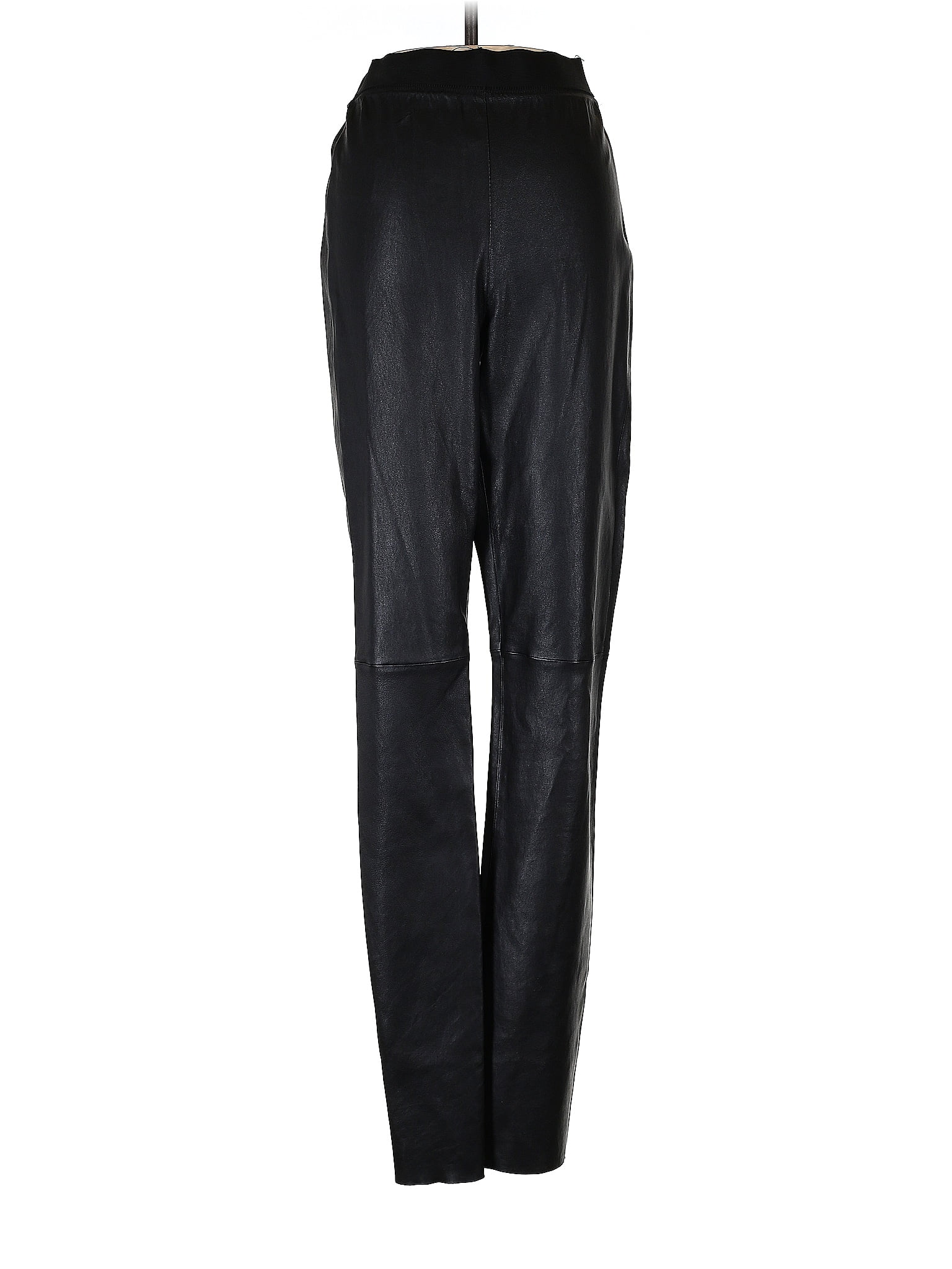 Escada Sport 100% Leather Solid Black Leather Pants Size 36 (EU) - 85% ...
