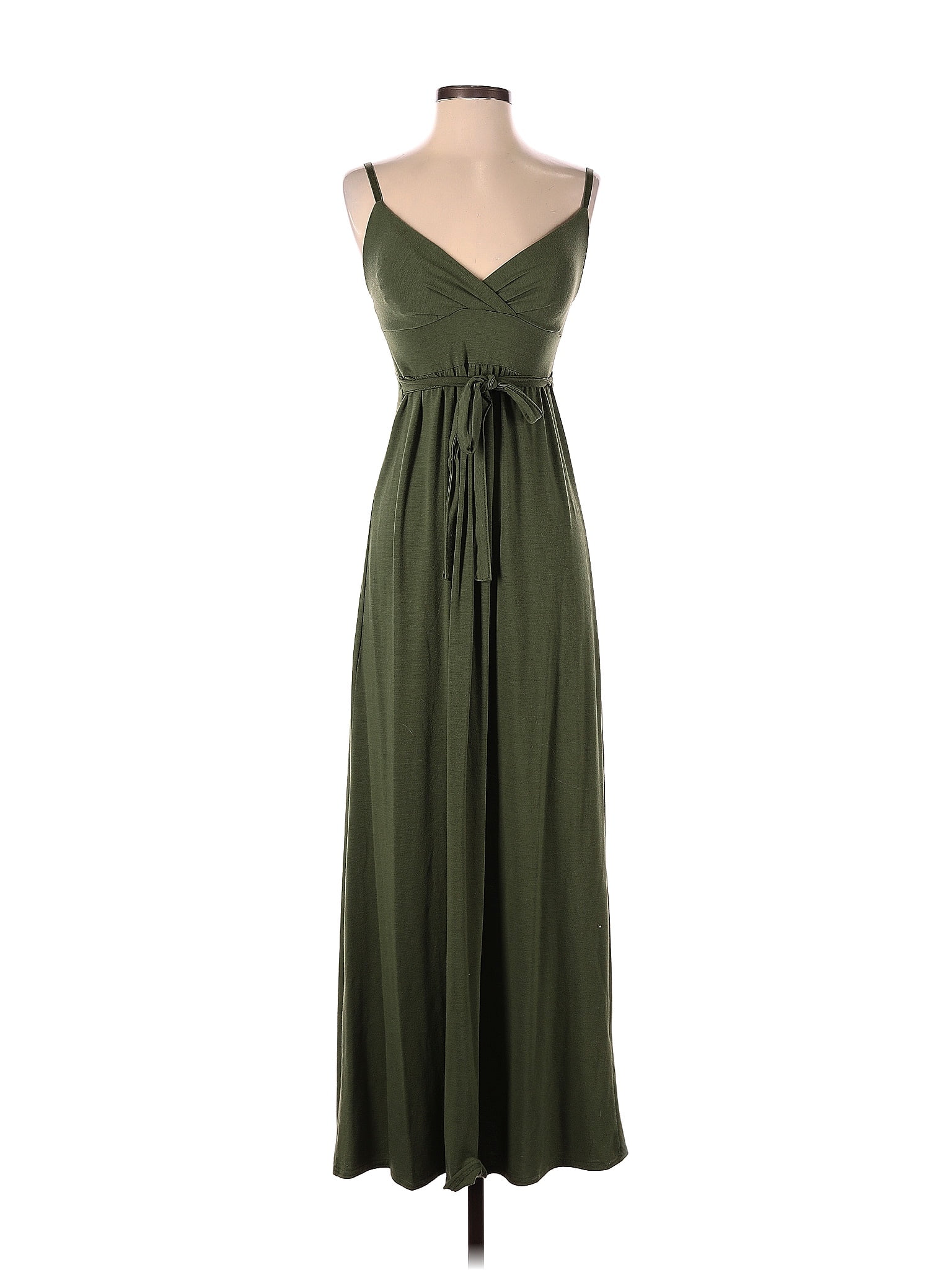 Derek Heart Solid Green Casual Dress Size S 59 Off Thredup