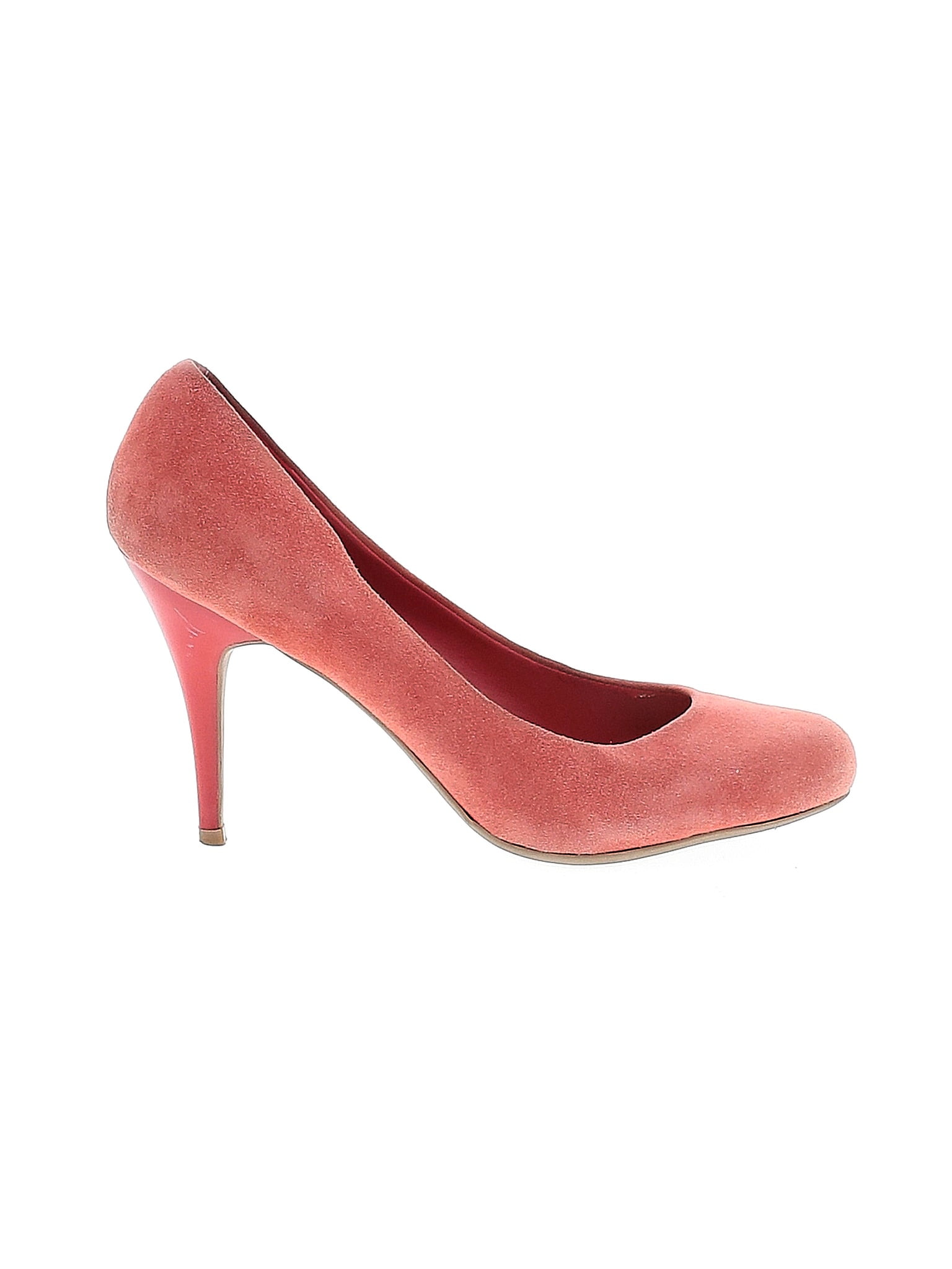JS by Jessica Simpson Solid Pink Red Heels Size 9 - 75% off | ThredUp