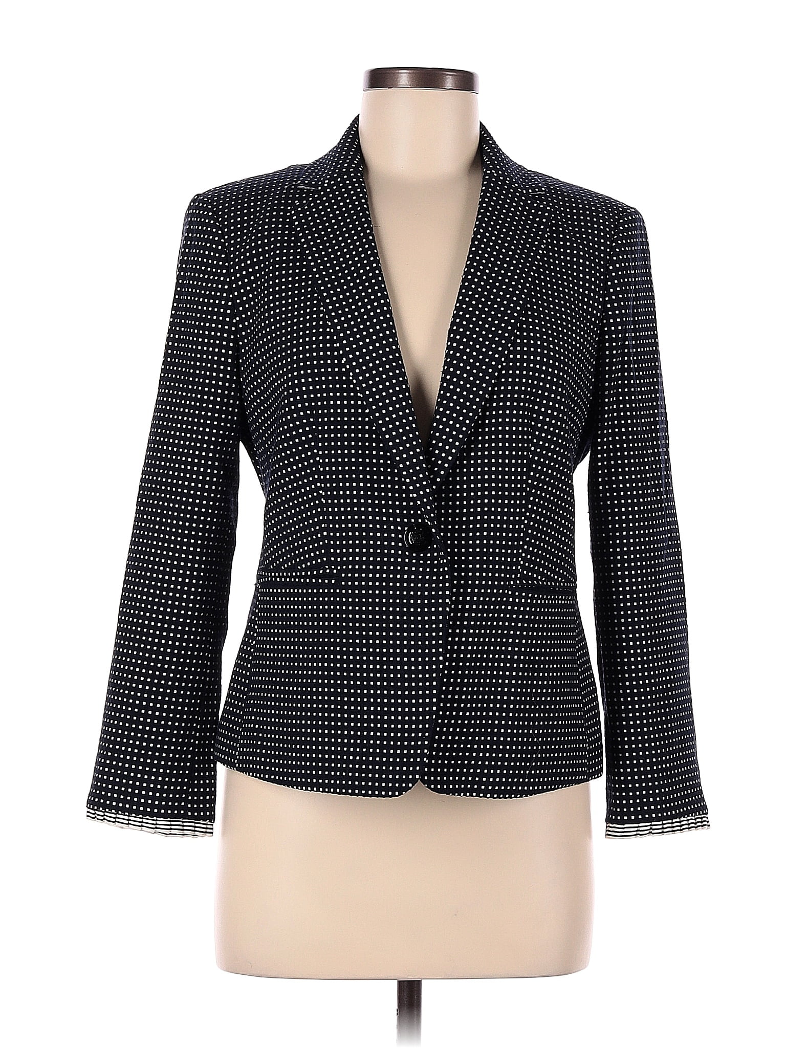 Ann Taylor 100% Polyester Black Blazer Size 6 - 79% off | ThredUp