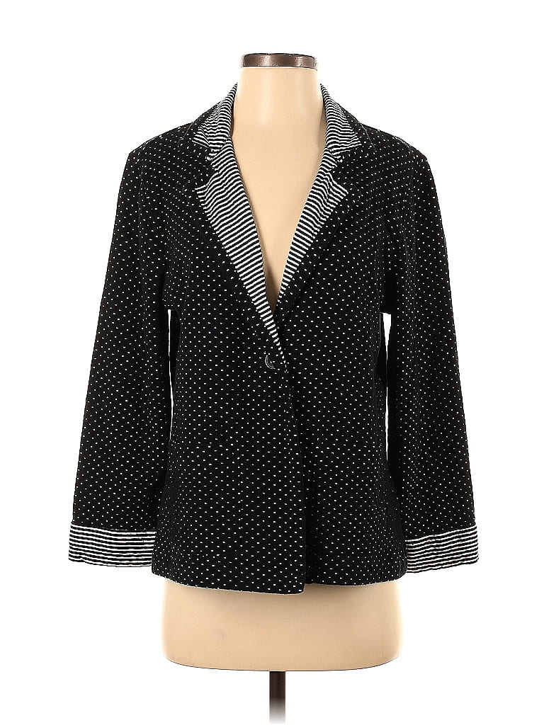 Appleseeds Polka Dots Black Blazer Size P - 61% off | ThredUp