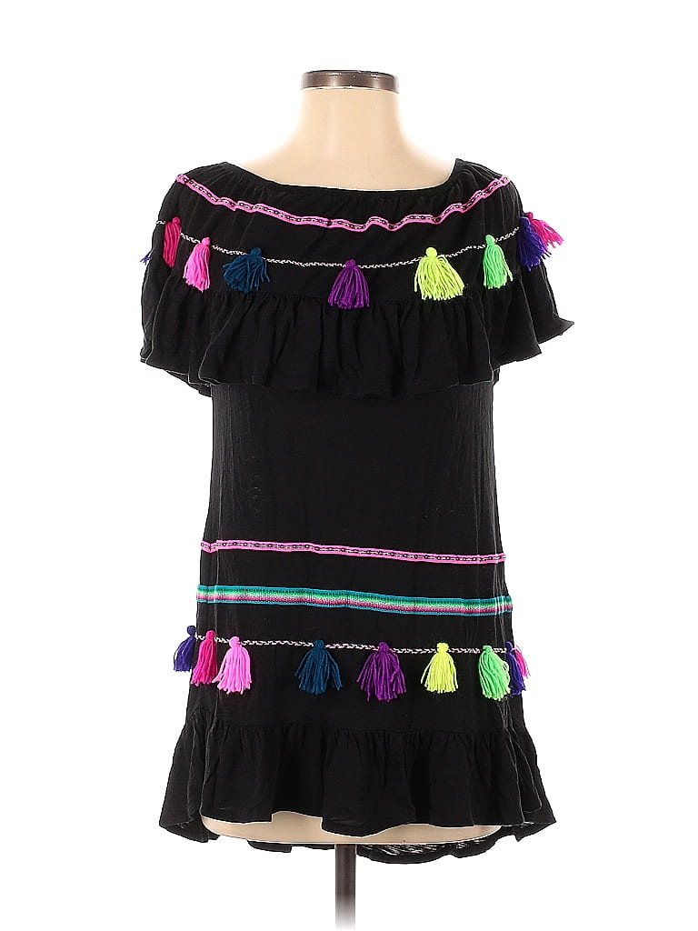 Pitusa Black Short Sleeve Blouse Size P - 71% off | ThredUp