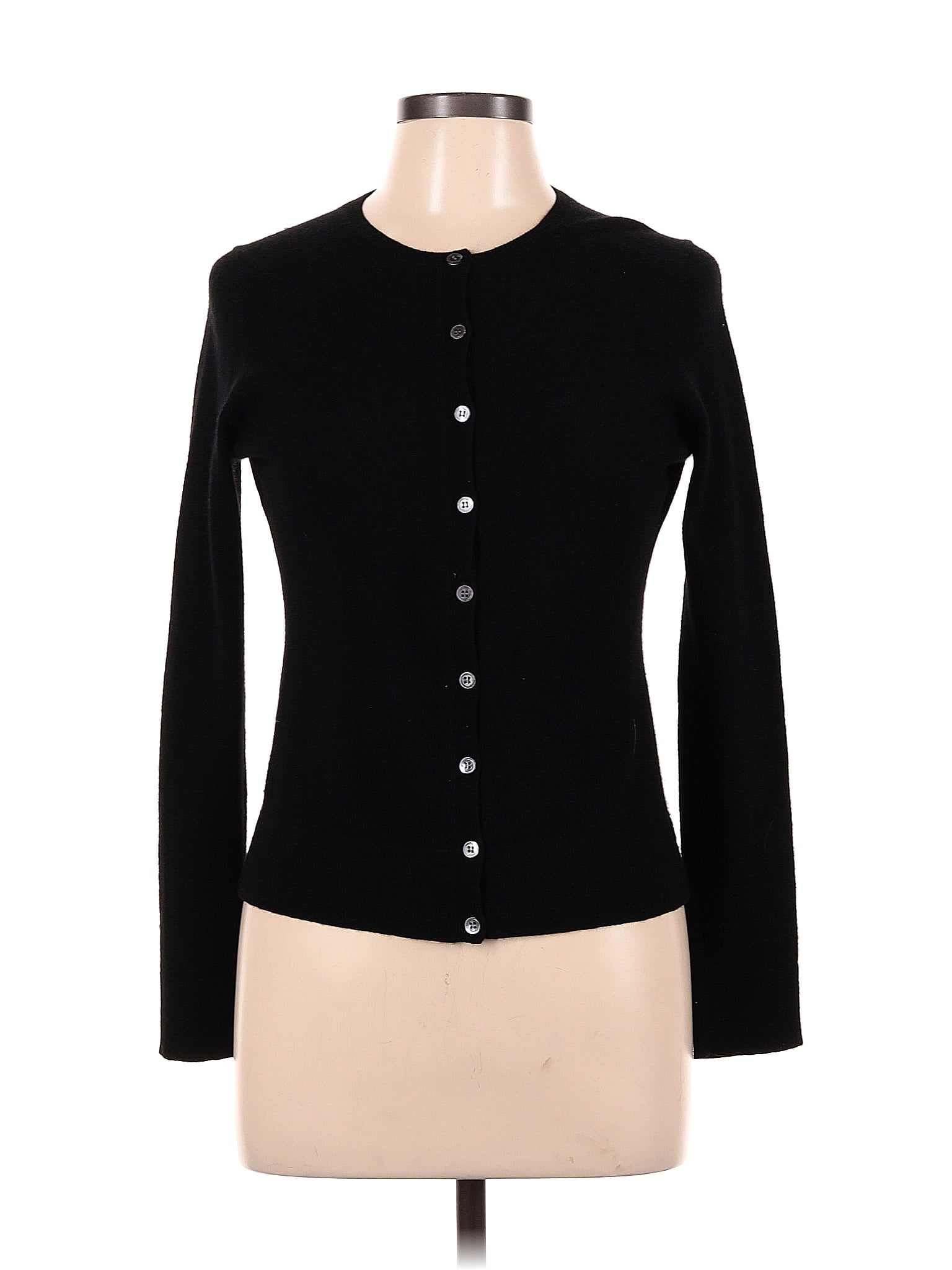 Ann Taylor 100% Cashmere Black Cashmere Cardigan Size M - 75% off | ThredUp