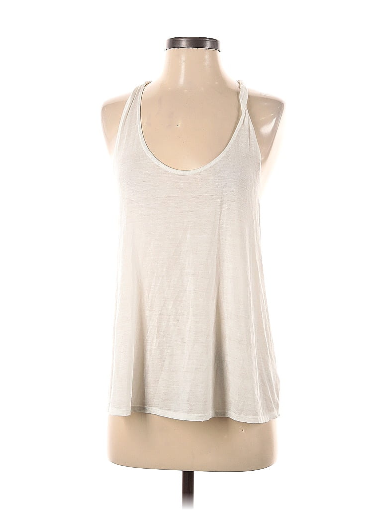 Saturday Sunday White Ivory Tank Top Size XS - 68% off | ThredUp