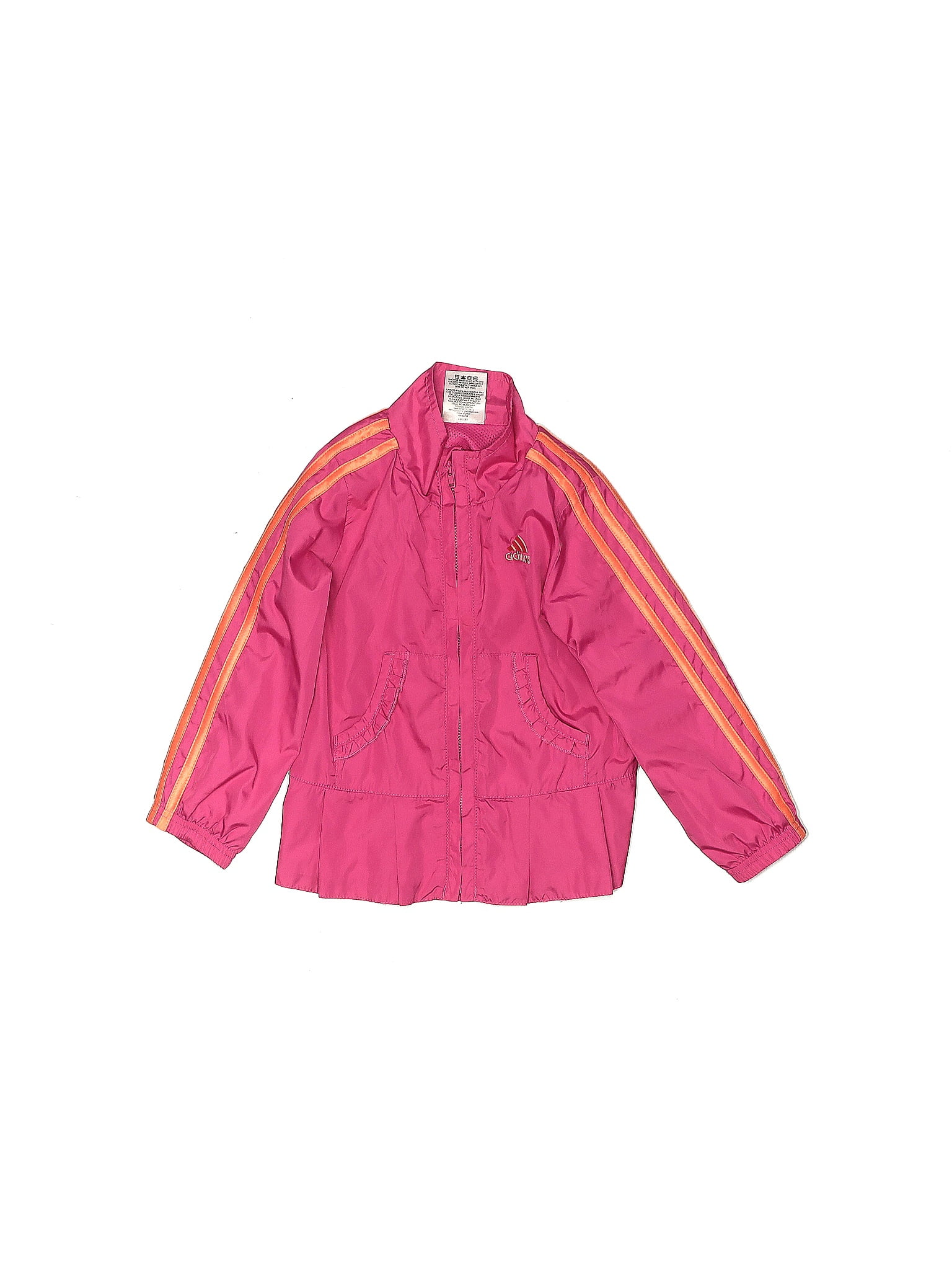 Adidas 100% Polyester Solid Pink Track Jacket Size 2T - 51% off | ThredUp