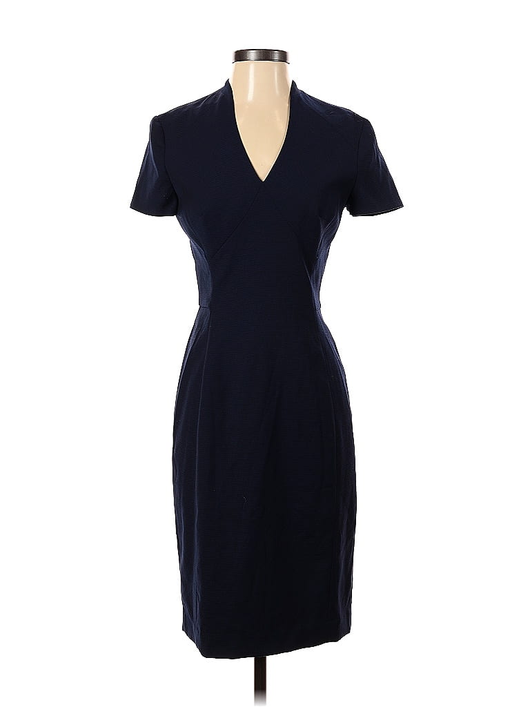 Reiss Solid Navy Blue Casual Dress Size 4 81 Off Thredup 3873