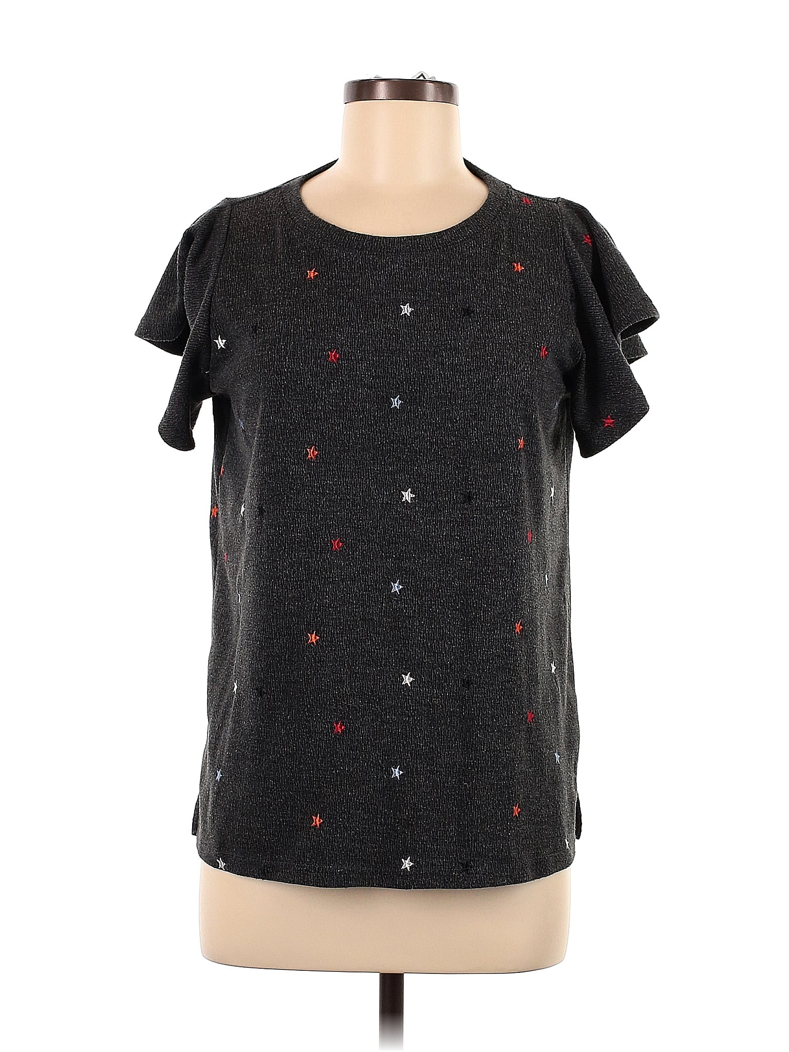 THML Polka Dots Black Sleeveless T-Shirt Size M - 62% off | ThredUp