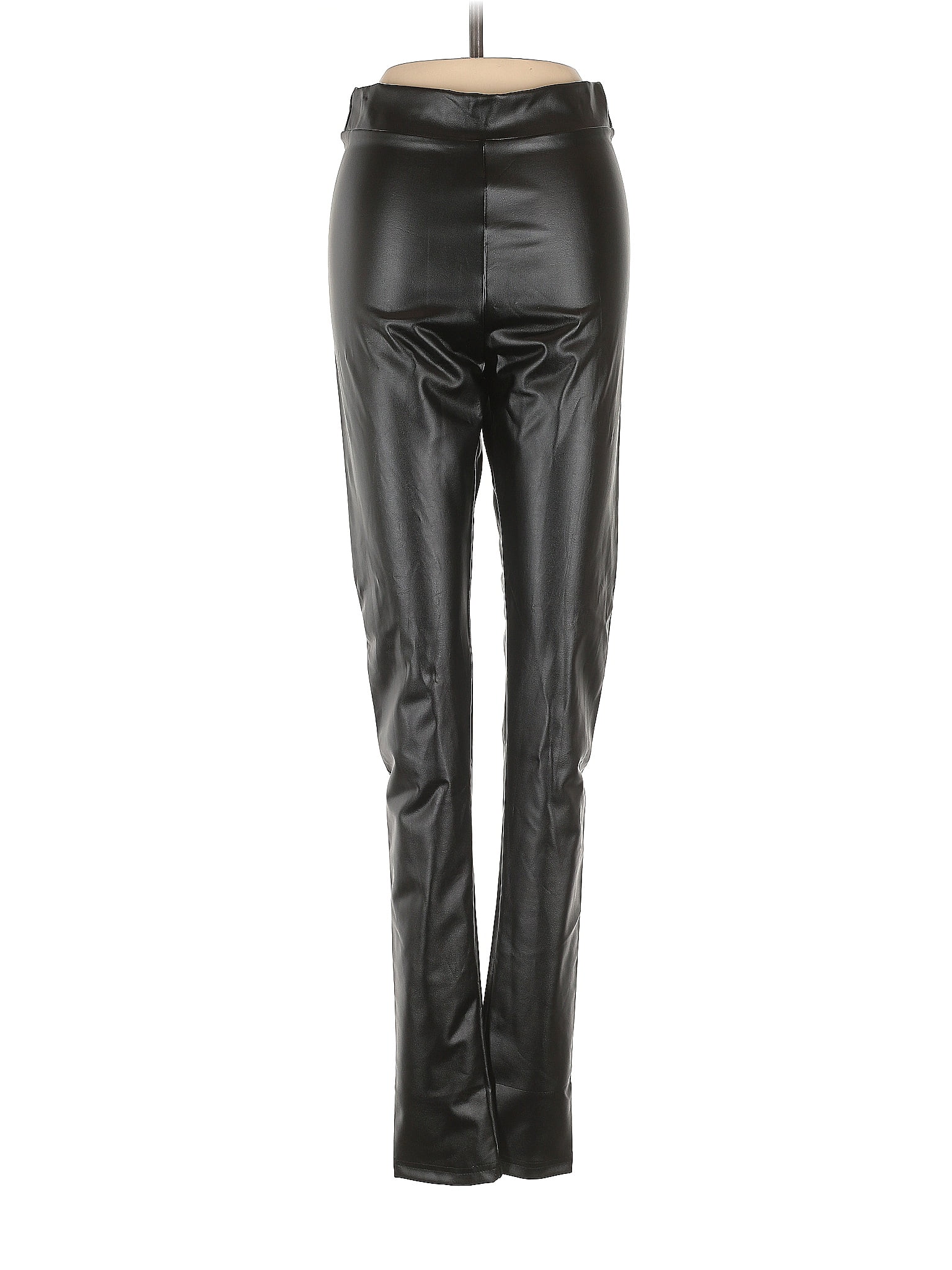 Lulus Solid Black Faux Leather Pants Size S - 67% off | ThredUp