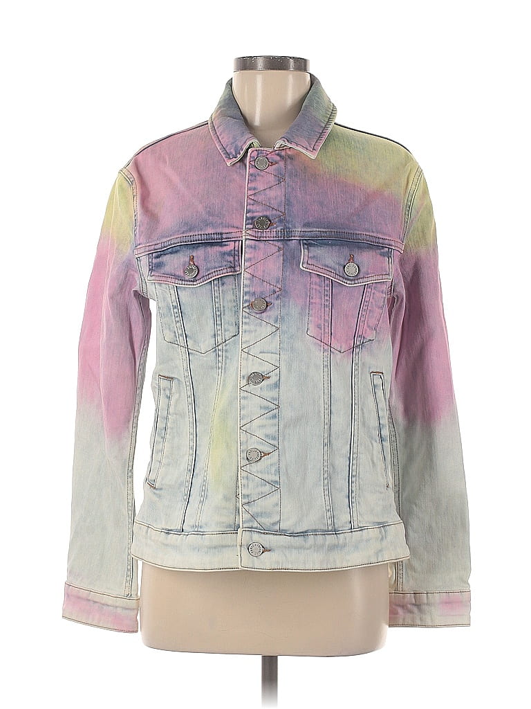 Zadig & Voltaire Multi Color Pink Denim Jacket Size M - 76% off | ThredUp