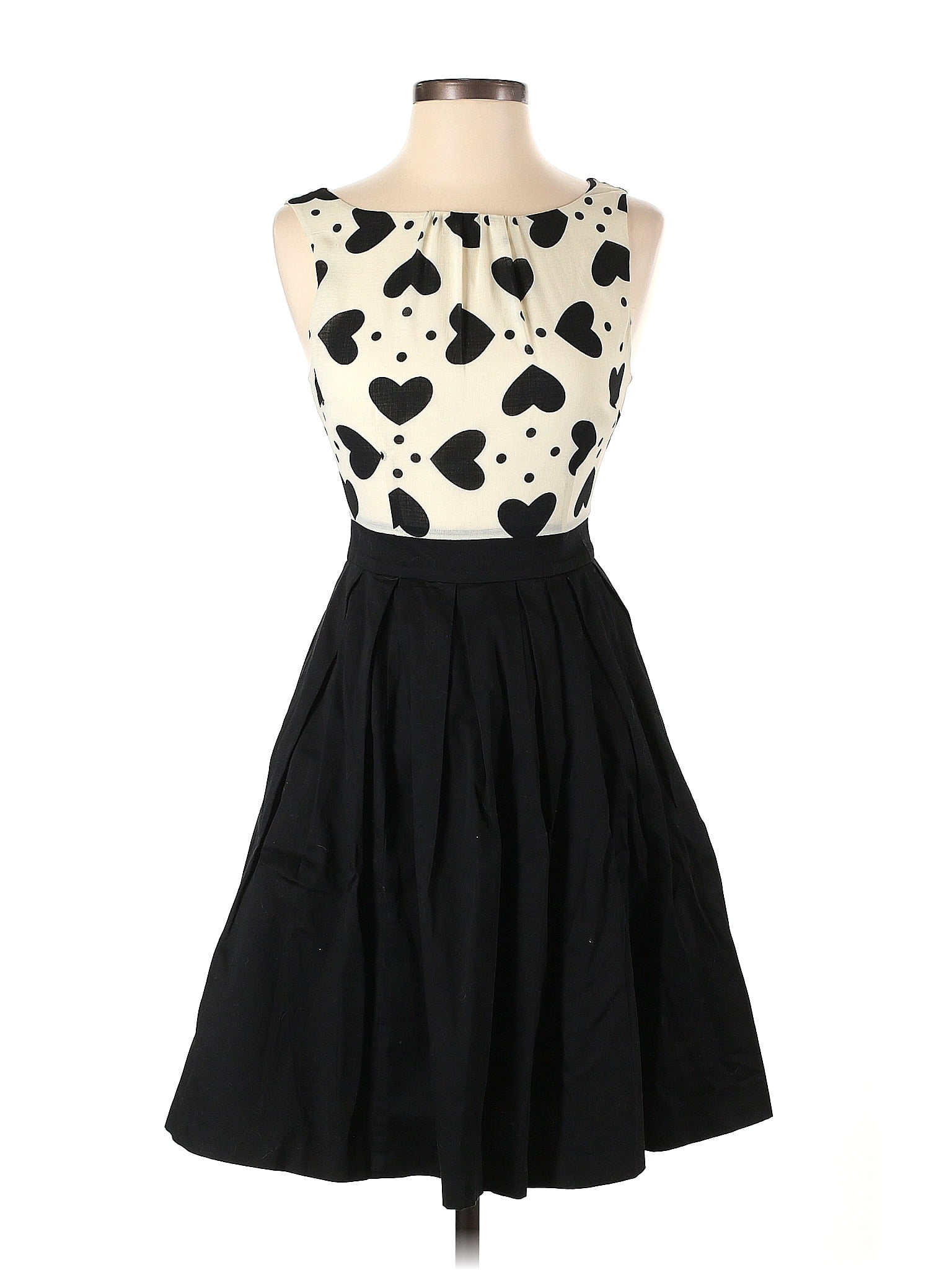 ModCloth Ivory Black Casual Dress Size XS - 51% off | ThredUp