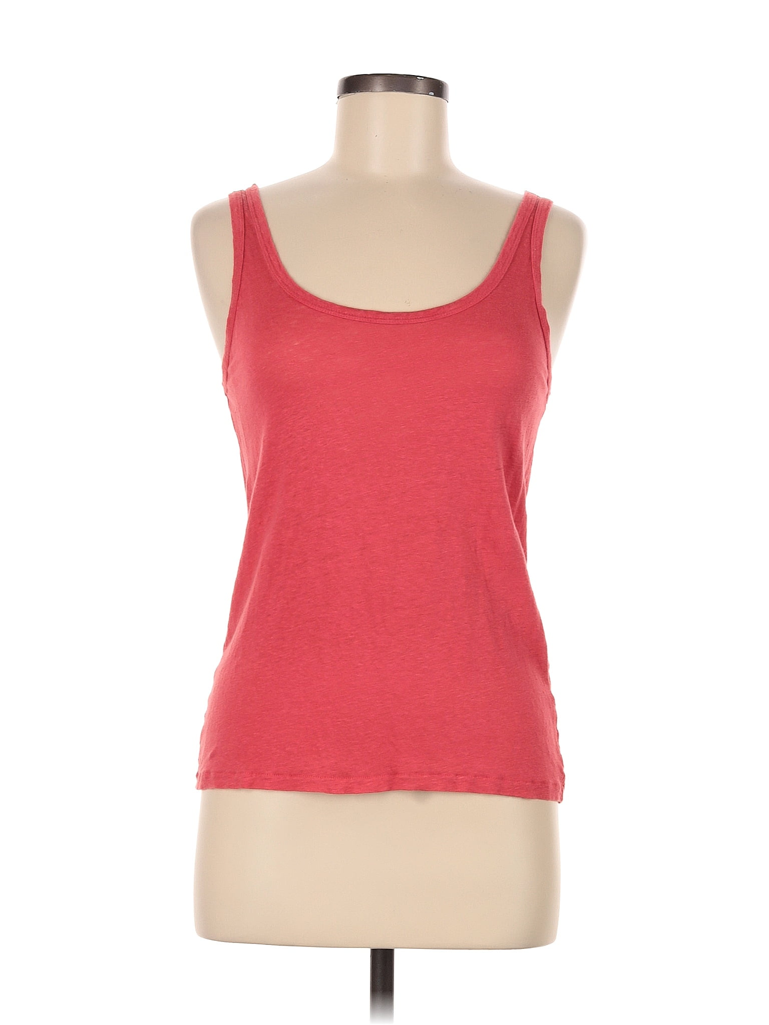 J.Crew 100% Linen Solid Red Tank Top Size M - 67% off | ThredUp