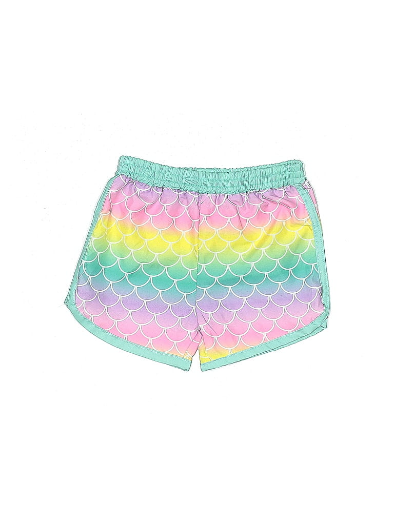 Disney Princess 100 Polyester Color Block Pink Shorts Size 18 Mo 0