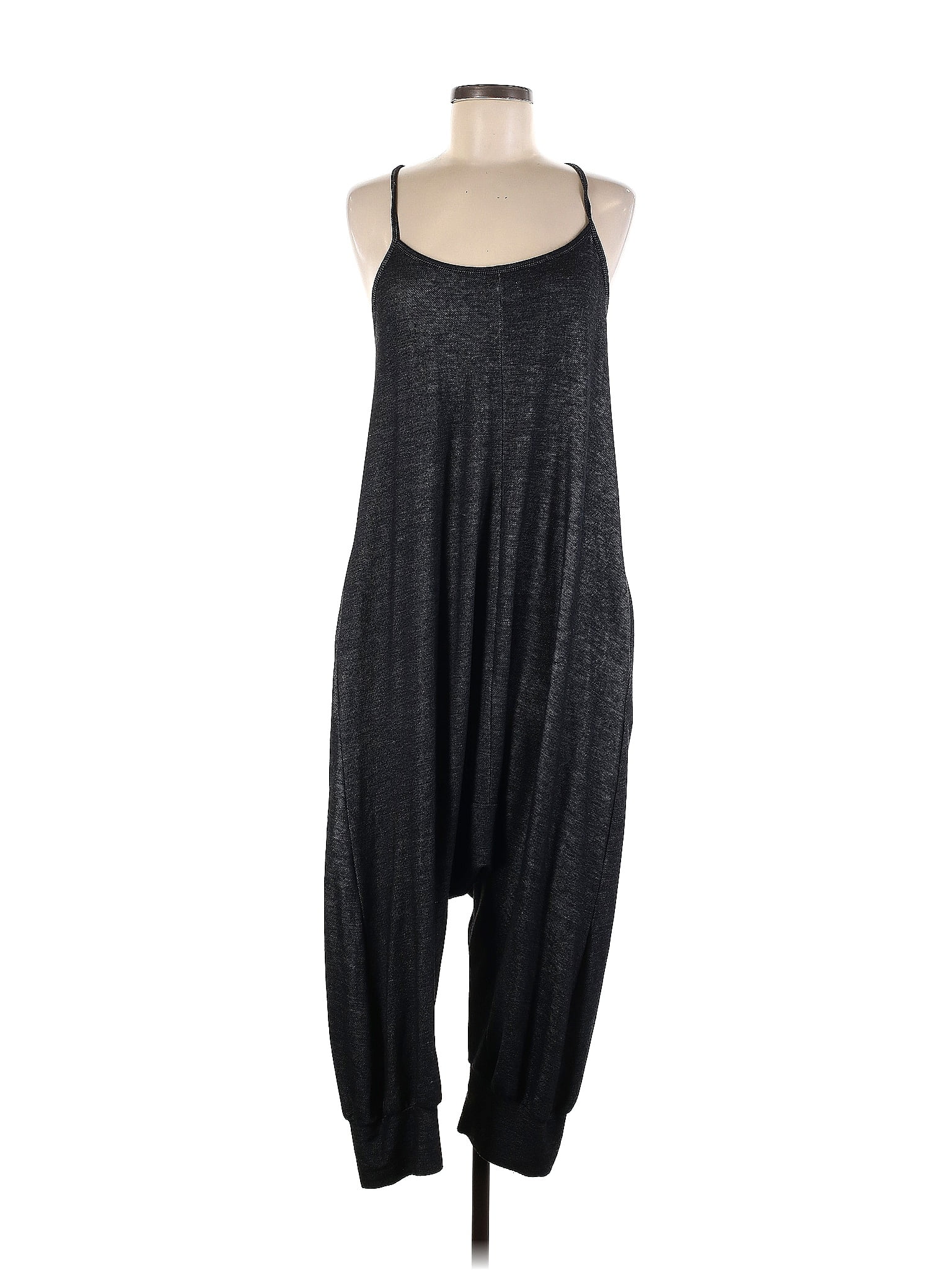 Assorted Brands Marled Solid Tortoise Gray Jumpsuit Size 4 - 58% off ...