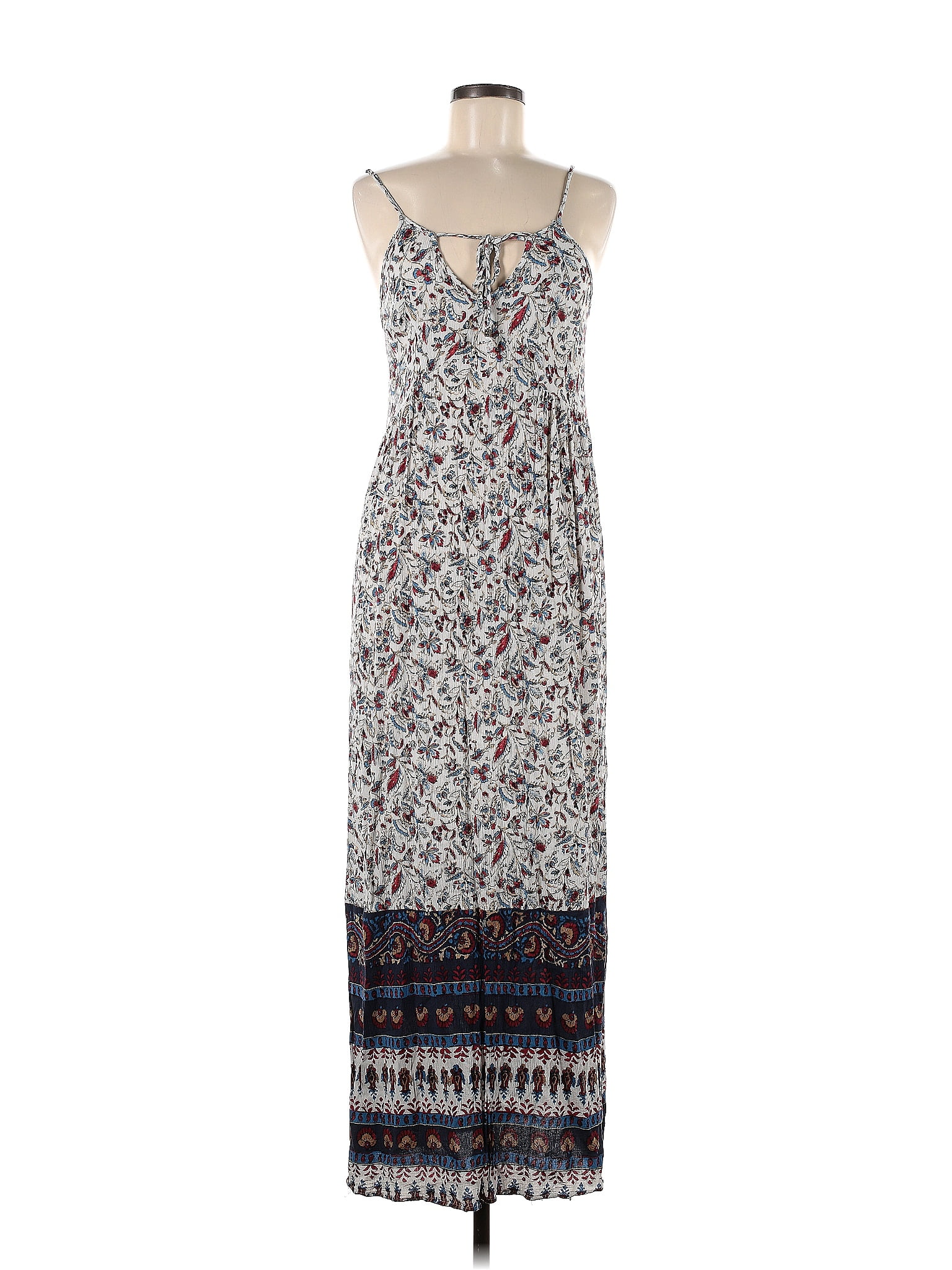 Knox Rose 100 Rayon Multi Color Gray Casual Dress Size M 24 Off