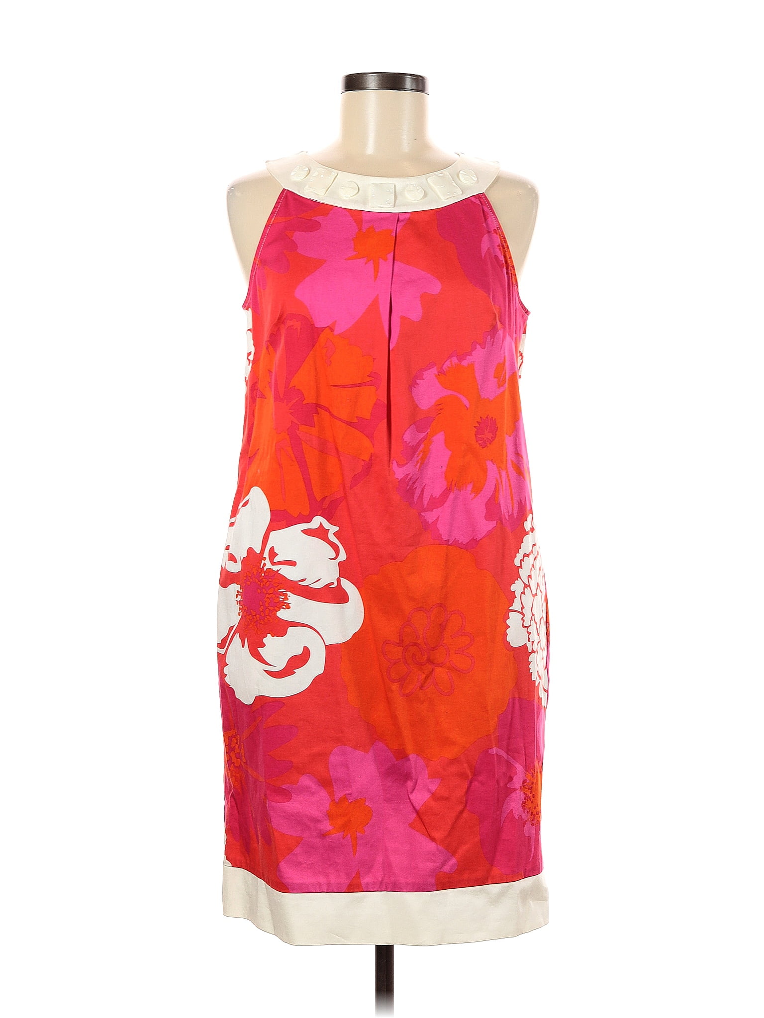 Donna Morgan Color Block Floral Red Cocktail Dress Size 8 - 64% off ...
