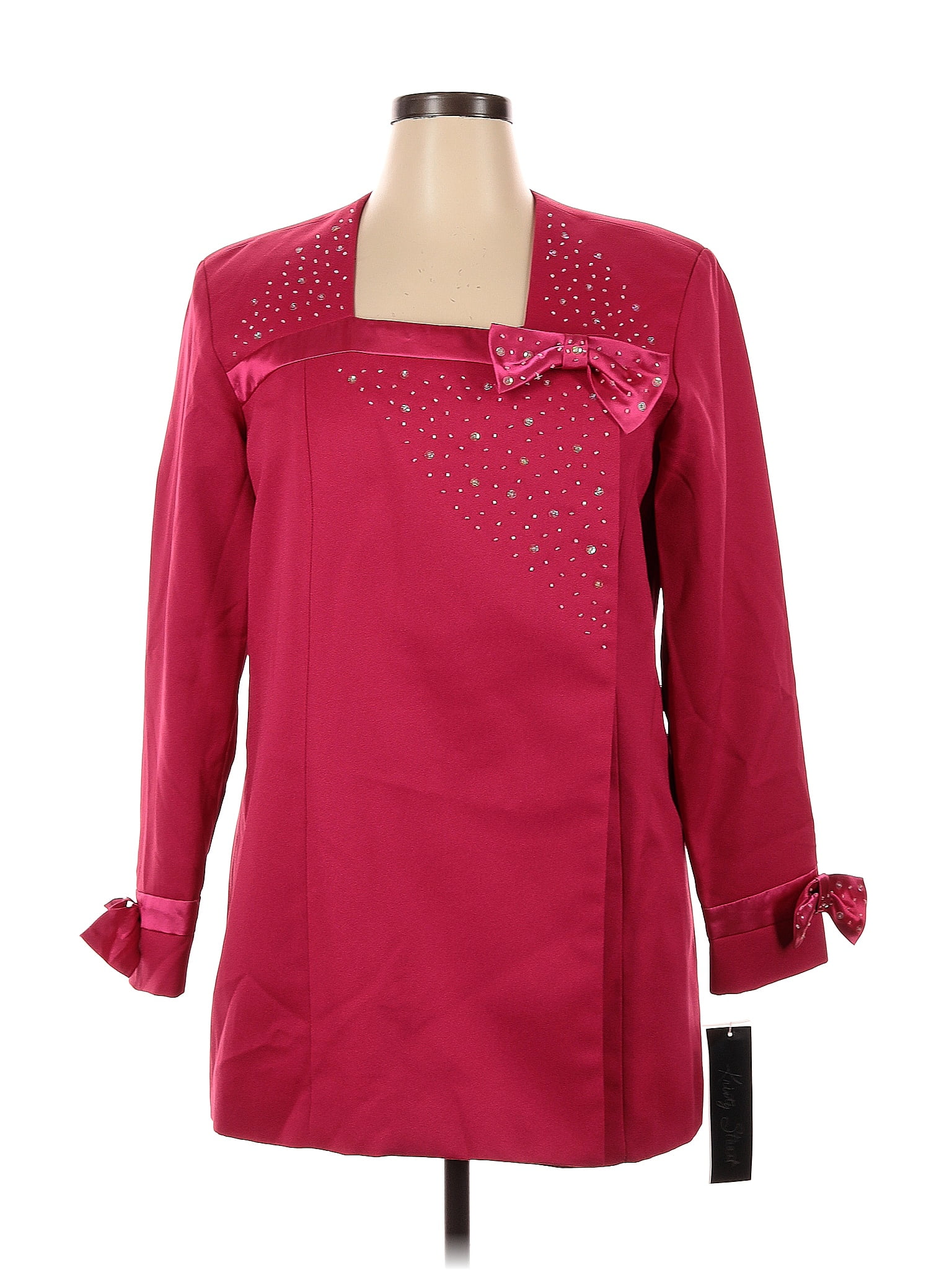 Assorted Brands 100% Acetate Pink Red Blazer Size 14 - 52% off | ThredUp