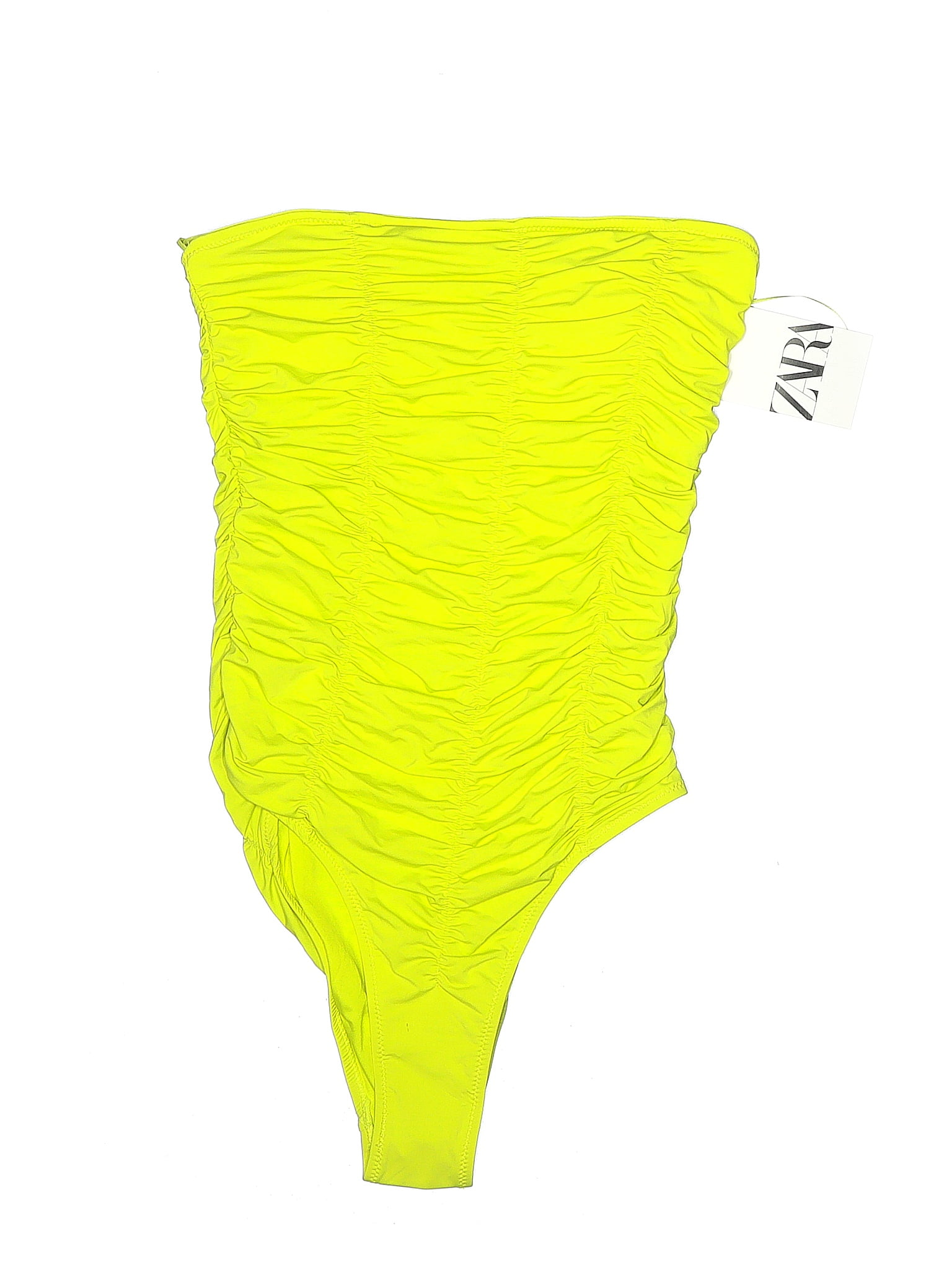 Zara Yellow One Piece Swimsuit Size S 54 Off Thredup