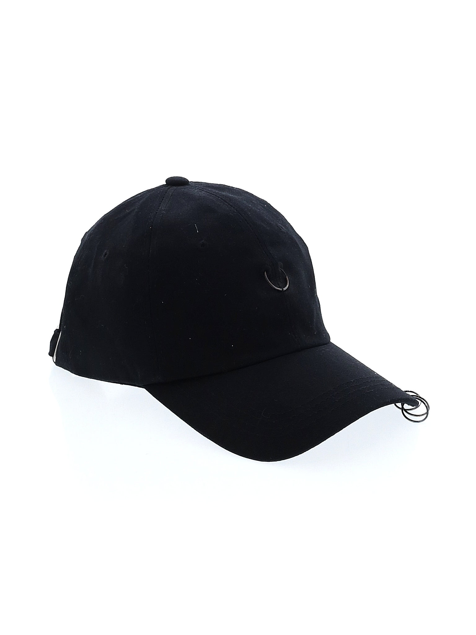 Assorted Brands 100% Cotton Solid Black Baseball Cap One Size - 56% off ...