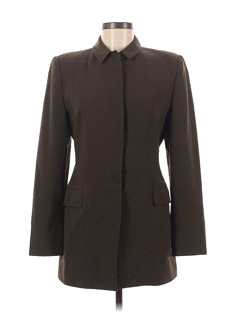 Carlisle 100% Wool Solid Brown Wool Blazer Size 6 - 83% off | ThredUp