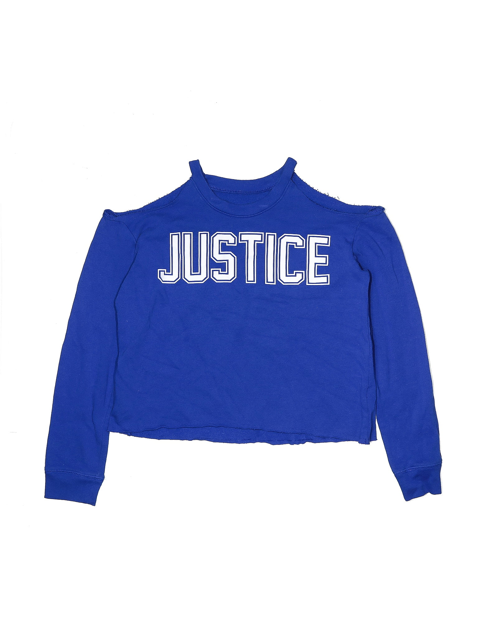 Justice Active Blue Sweatshirt Size 12 - 63% off | ThredUp