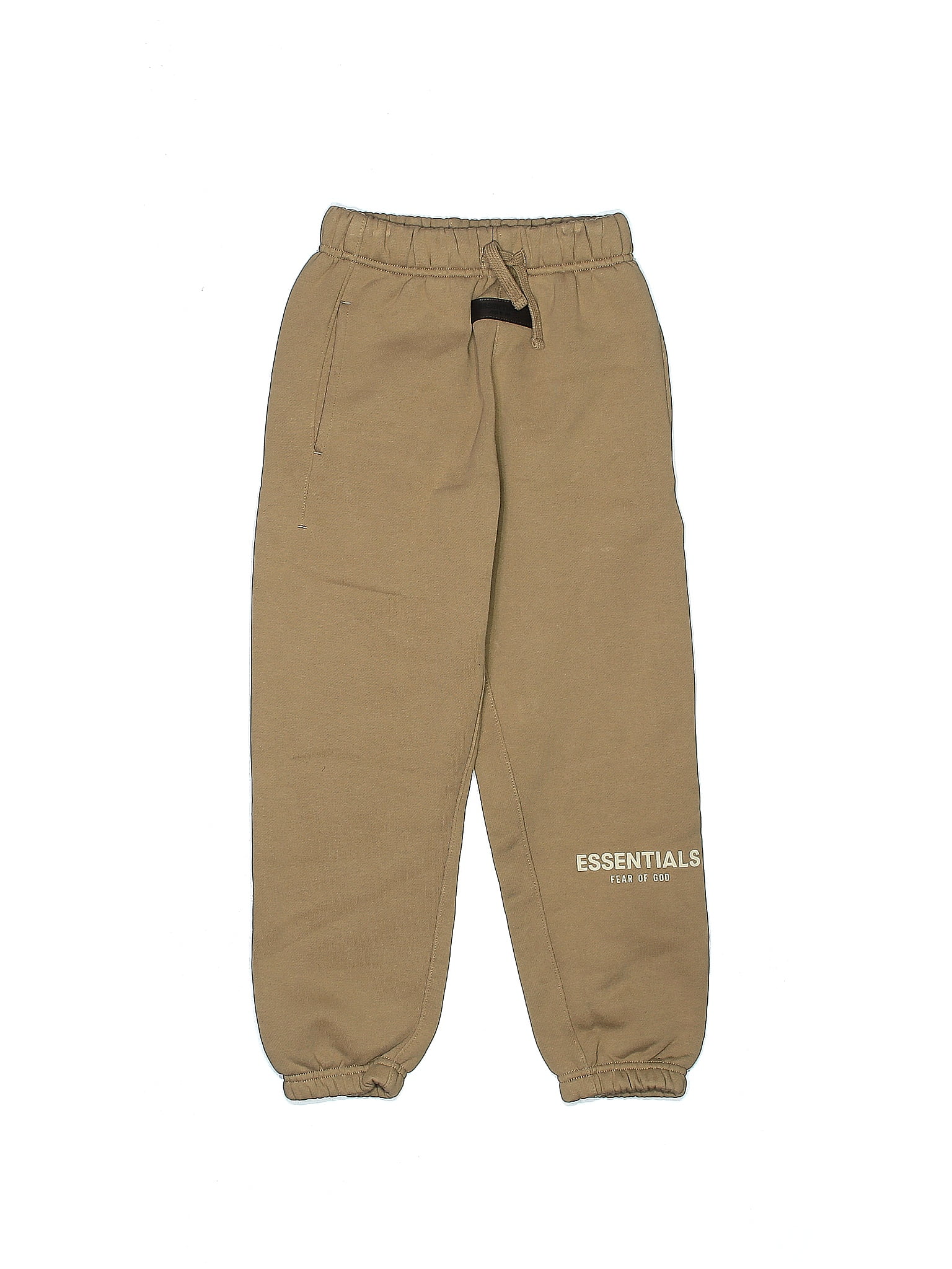 ESSENTIALS Fear of God Solid Tan Sweatpants Size 6 - 7 - -4% off | ThredUp
