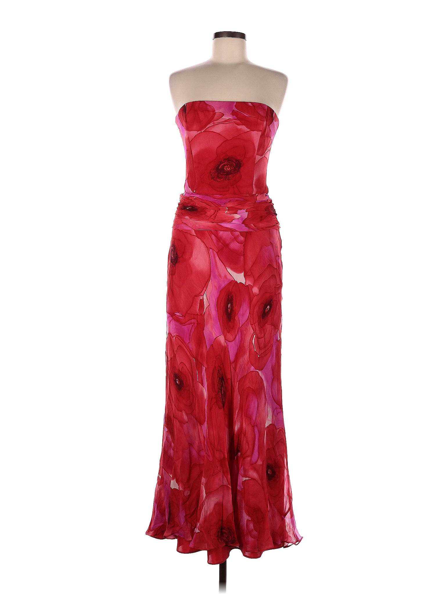 David Meister Red Cocktail Dress Size 6 82 Off Thredup