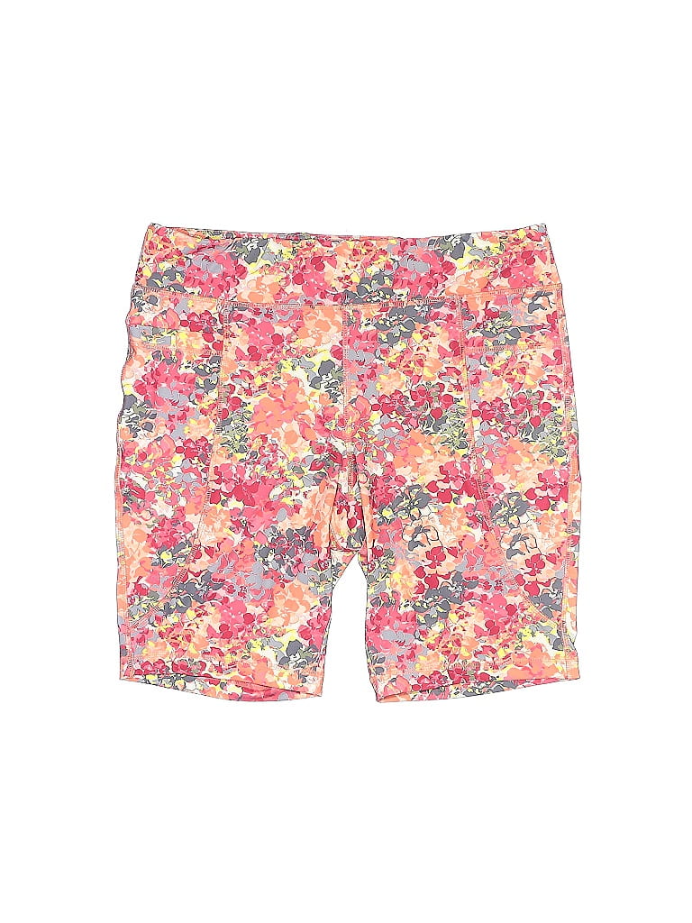 Live Well Active Floral Multi Color Pink Athletic Shorts Size 18 - 20 ...