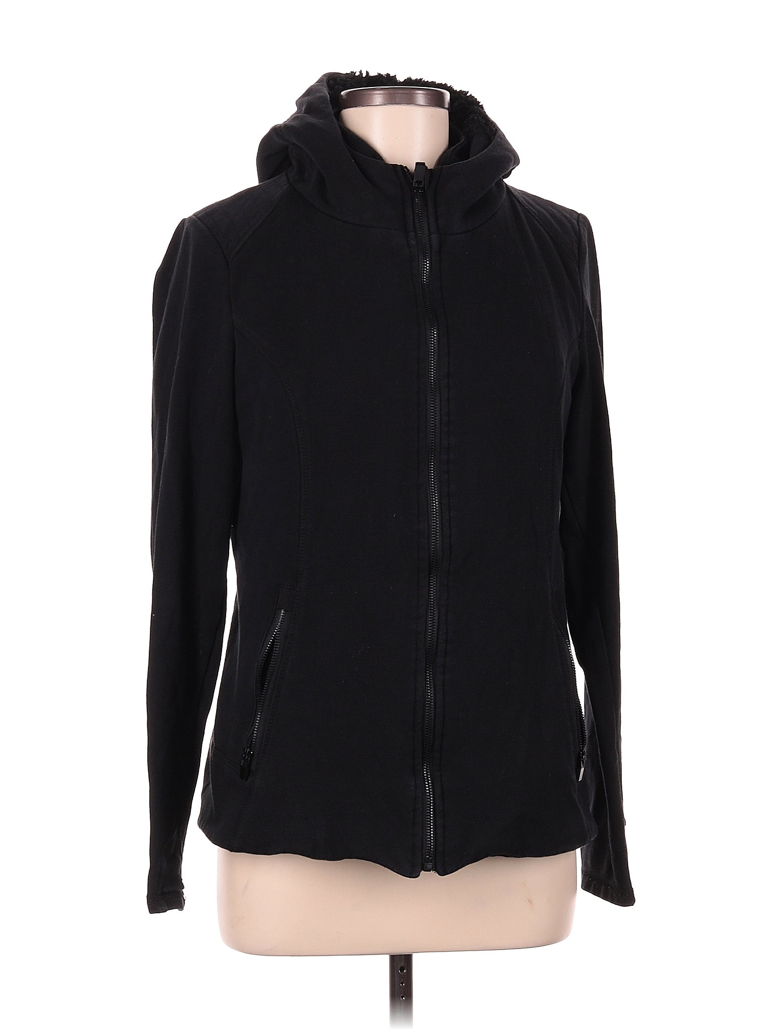 90 Degree by Reflex Solid Black Coat Size M - 66% off | ThredUp