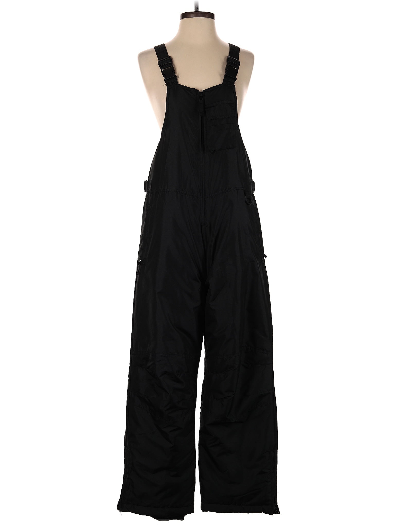 Assorted Brands 100% Polyester Solid Black Overalls Size 14 - 47% off ...