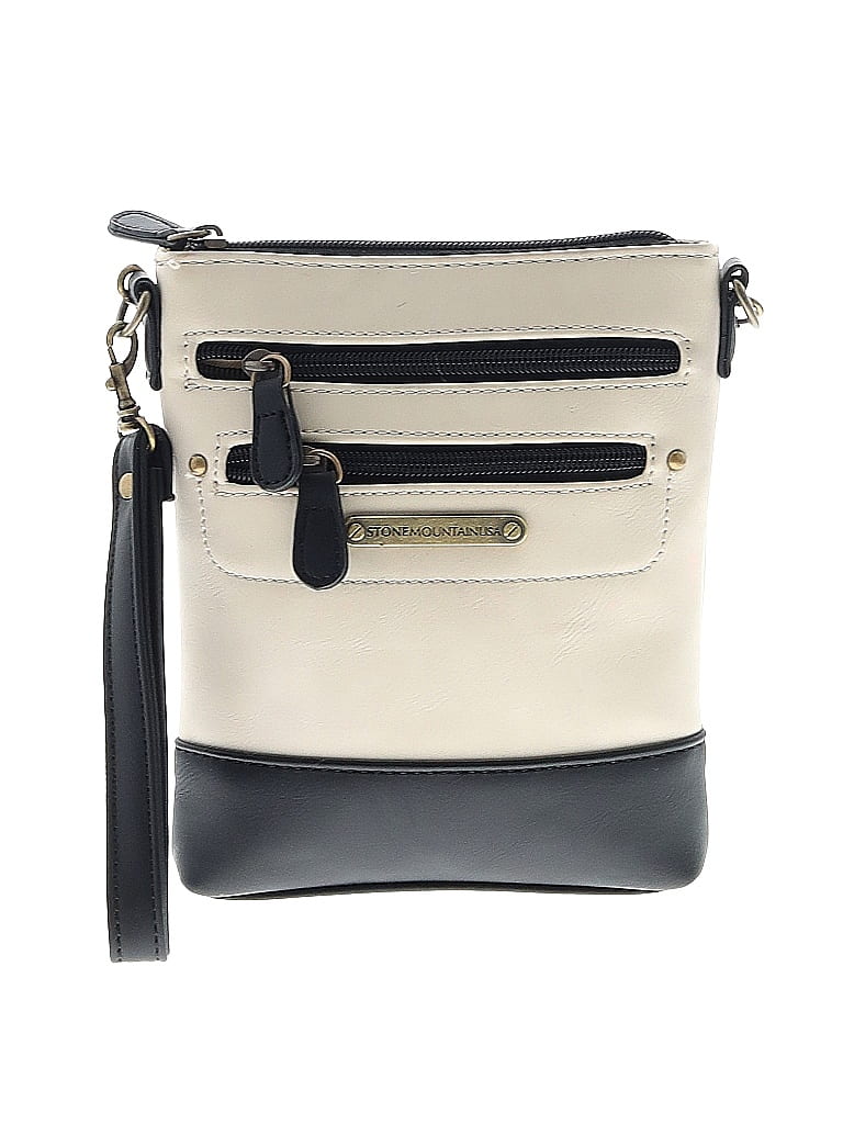 Stone Mountain 100% Leather Ivory Leather Crossbody Bag One Size - 67% ...