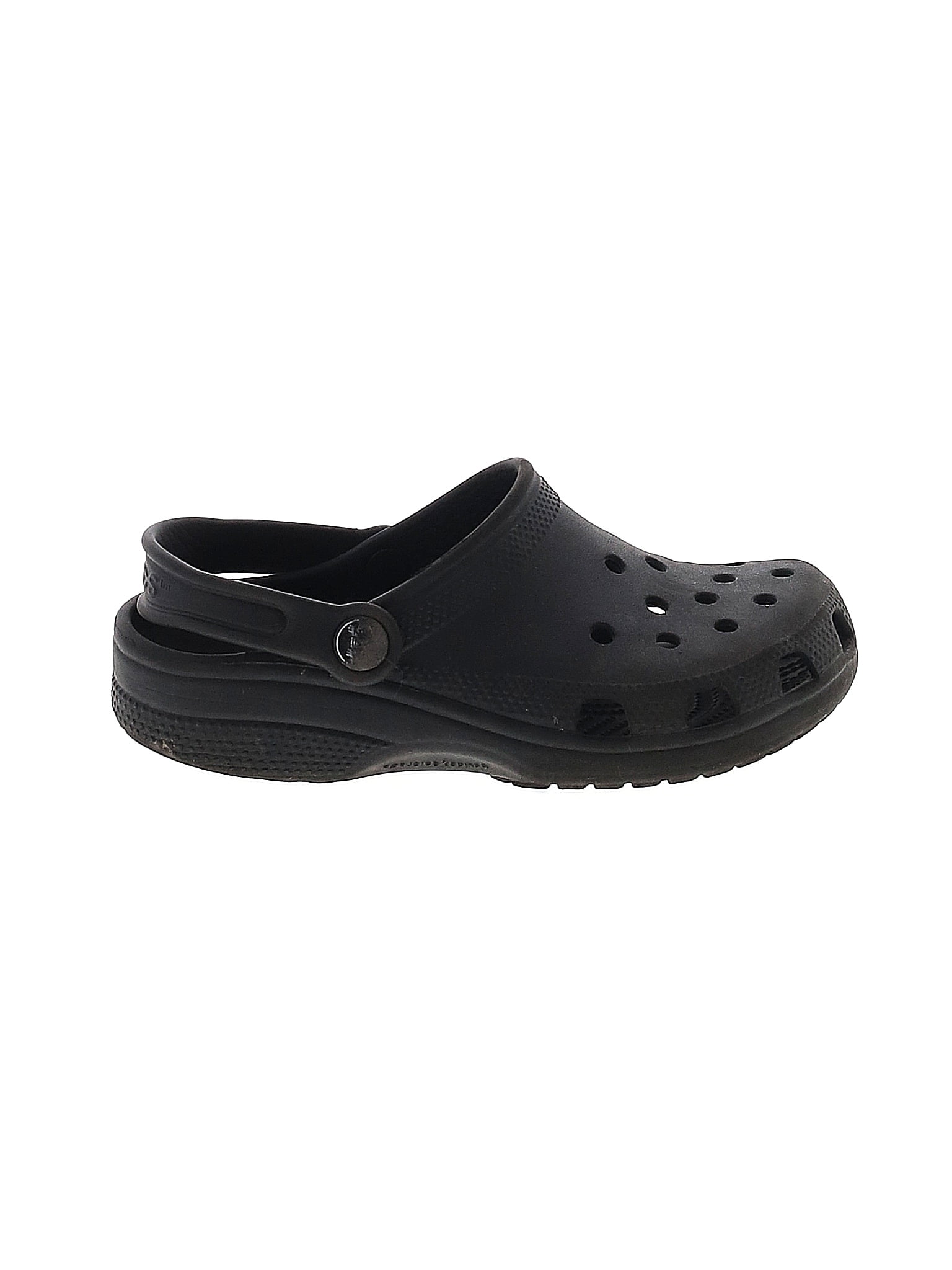 Crocs Solid Black Clogs Size 1 - 44% off | ThredUp