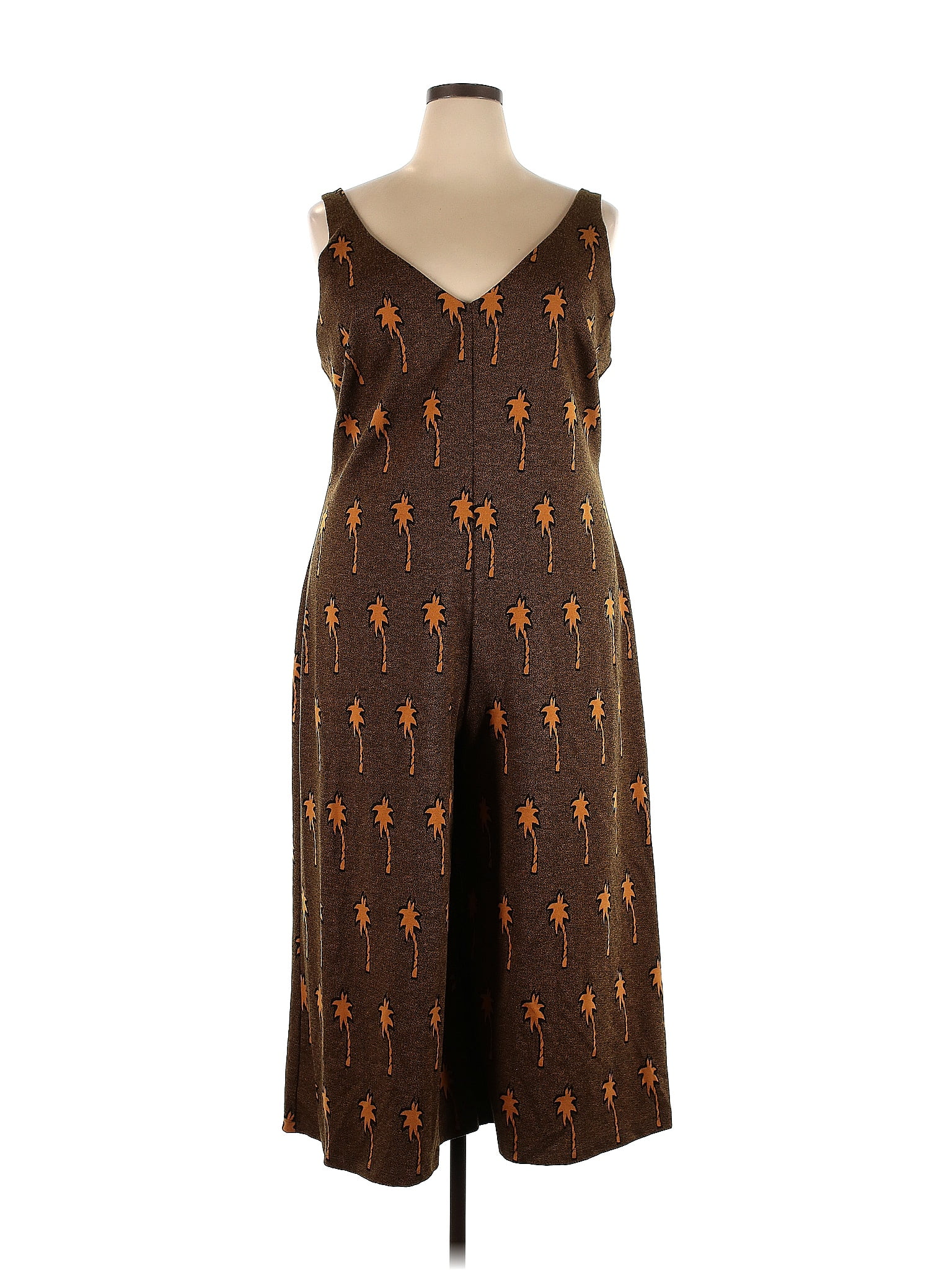 Hutch Brown Jumpsuit Size 2X (Plus) - 72% off | ThredUp