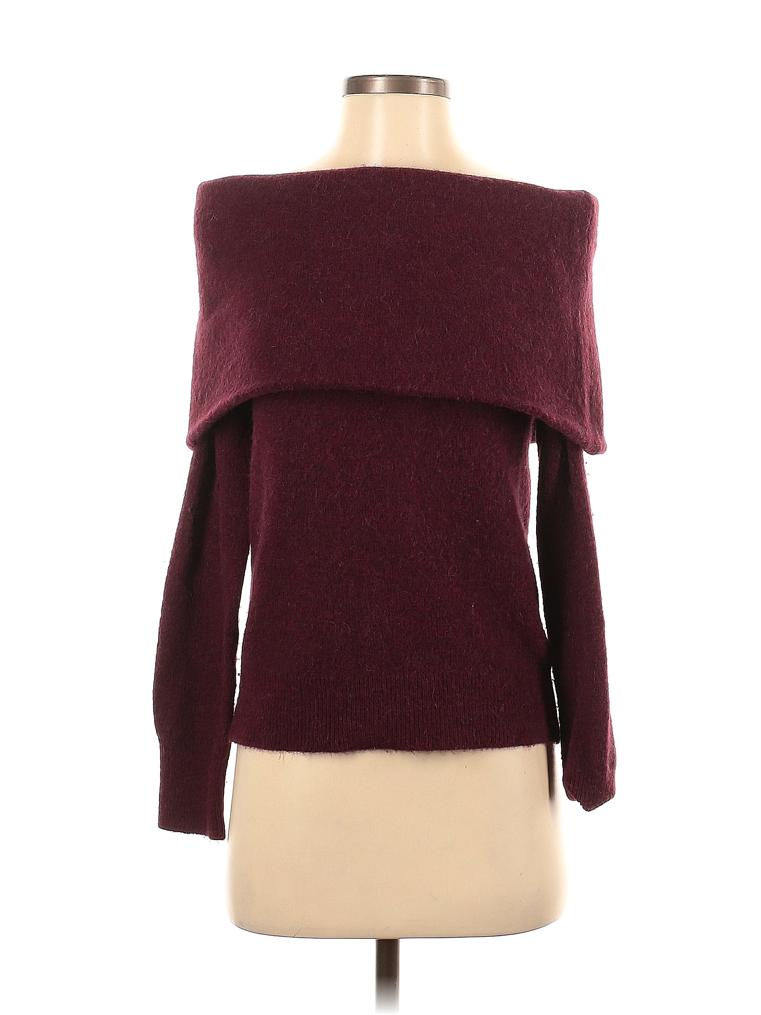 Club Monaco Color Block Solid Burgundy Pullover Sweater Size XS - 78% ...