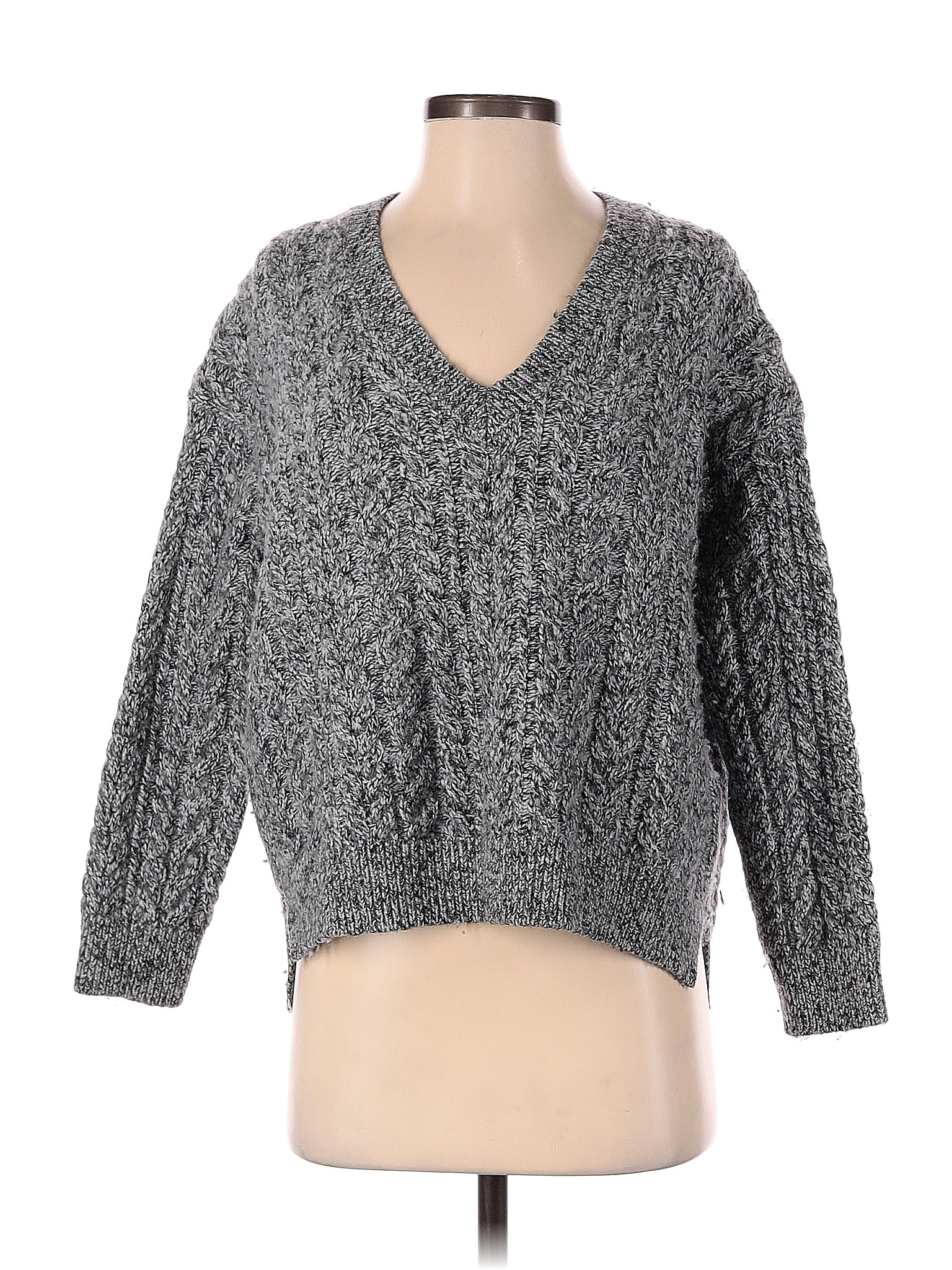 Vince. Color Block Marled Gray Pullover Sweater Size XS - 72% off | ThredUp