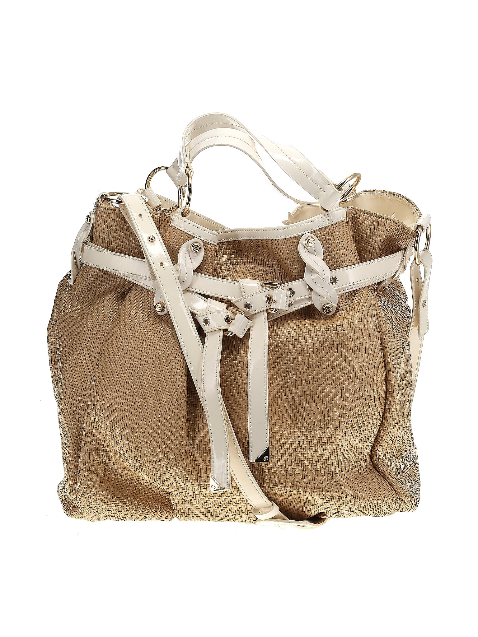 Francesco Biasia Color Block Solid Tan Satchel One Size - 75% off | ThredUp