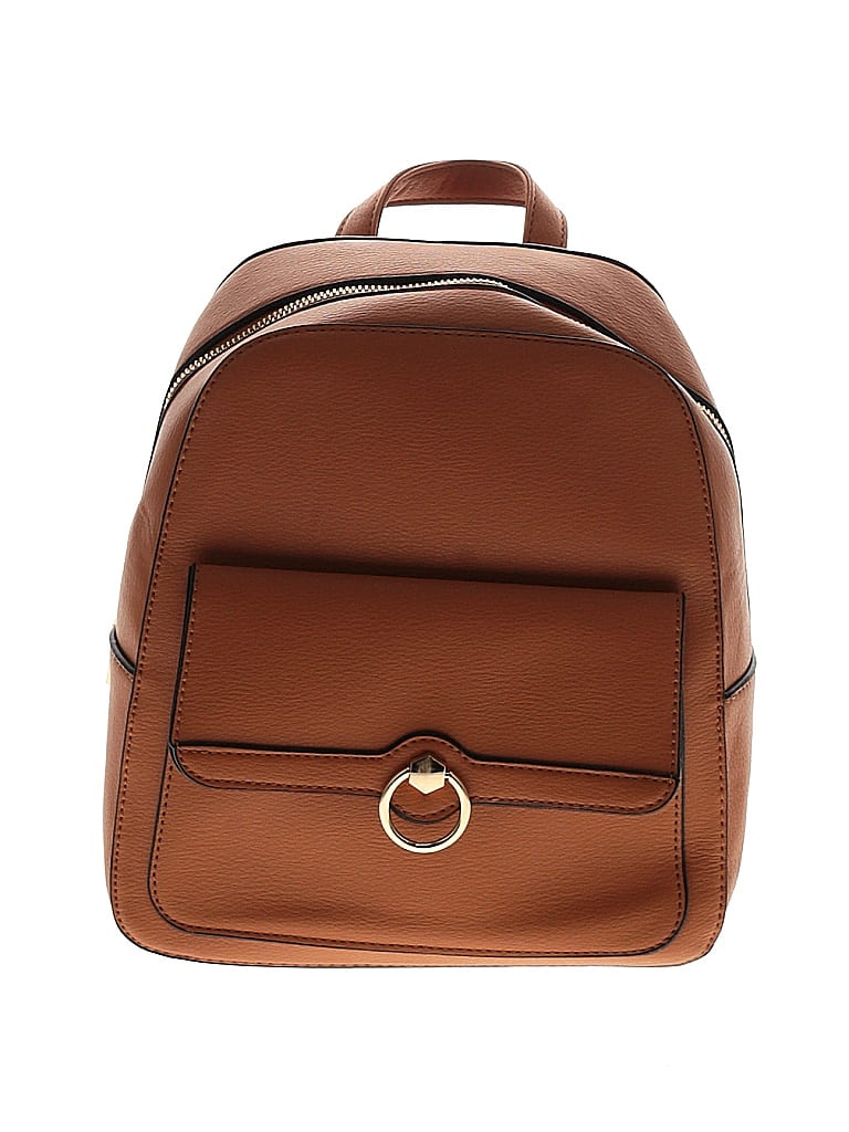 Assorted Brands Solid Brown Backpack One Size - 45% off | ThredUp