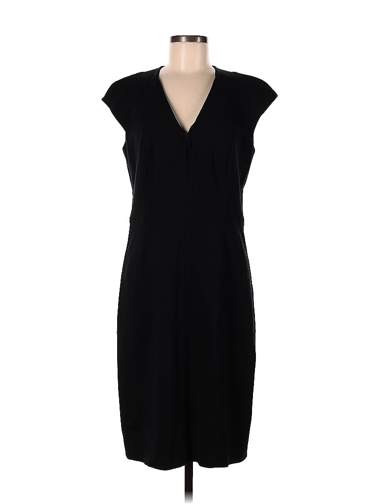 Akris Punto Solid Black Casual Dress Size 10 88 Off Thredup