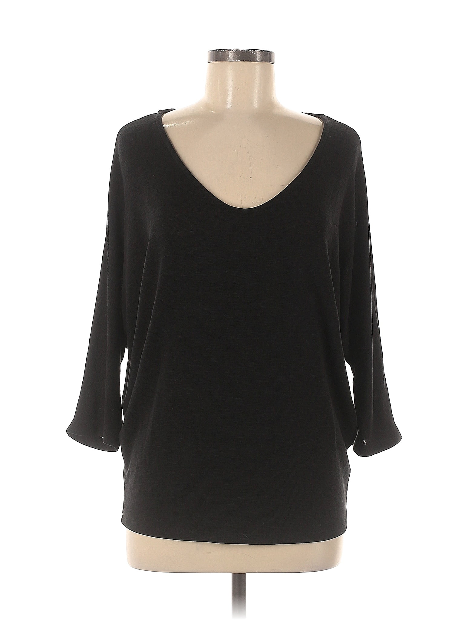 Laila Jayde Color Block Solid Black Pullover Sweater Size M - 77% off ...
