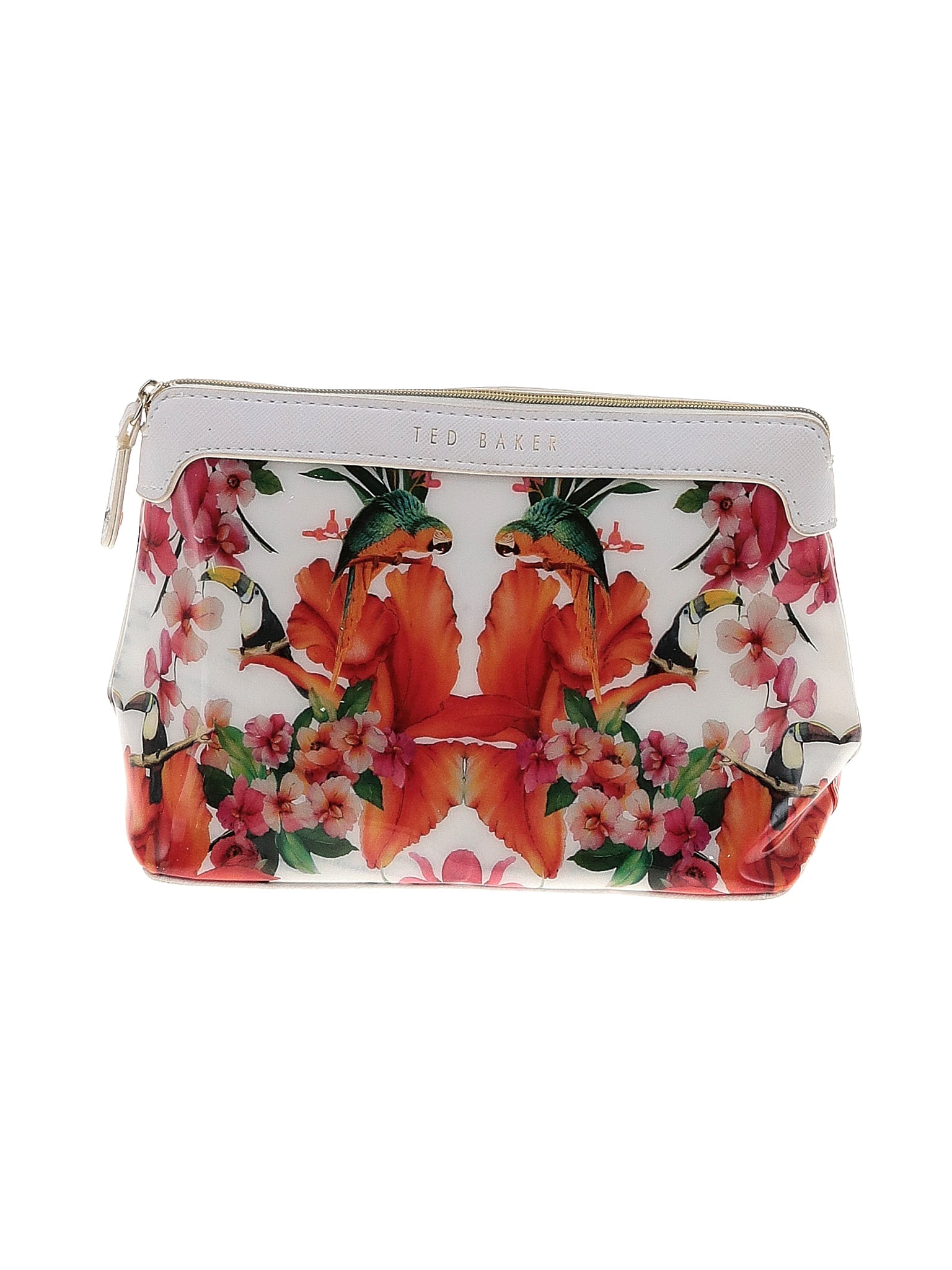 Ted Baker London Floral Multi Color White Makeup Bag One Size - 84% off ...