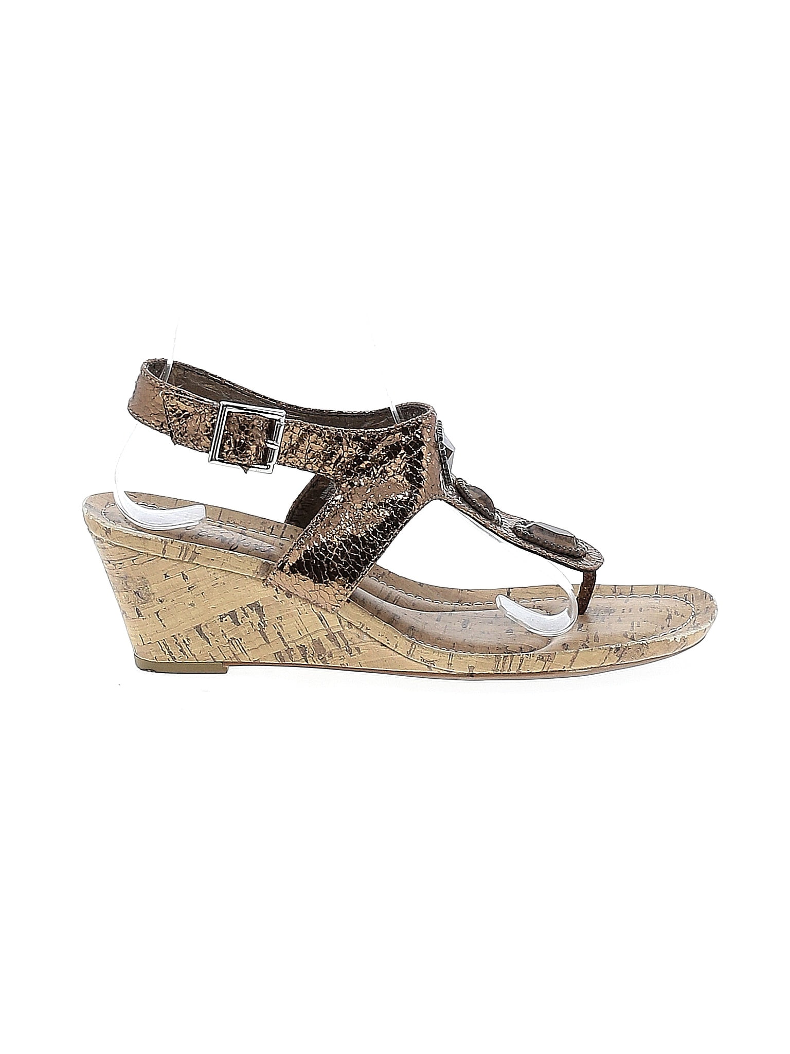 Dexflex Black Brown Wedges Size 8 1/2 - 27% off | ThredUp