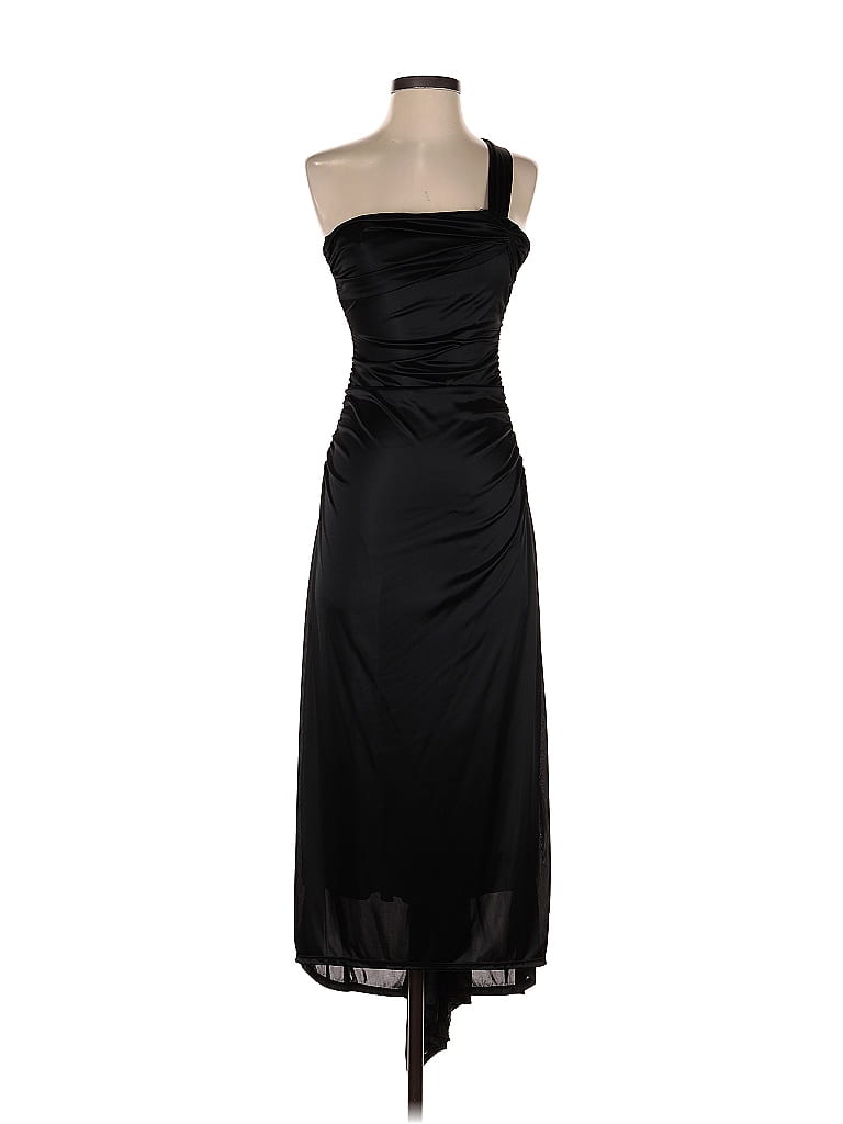 Ruby Rox 100% Polyester Solid Black Cocktail Dress Size S - 54% off ...