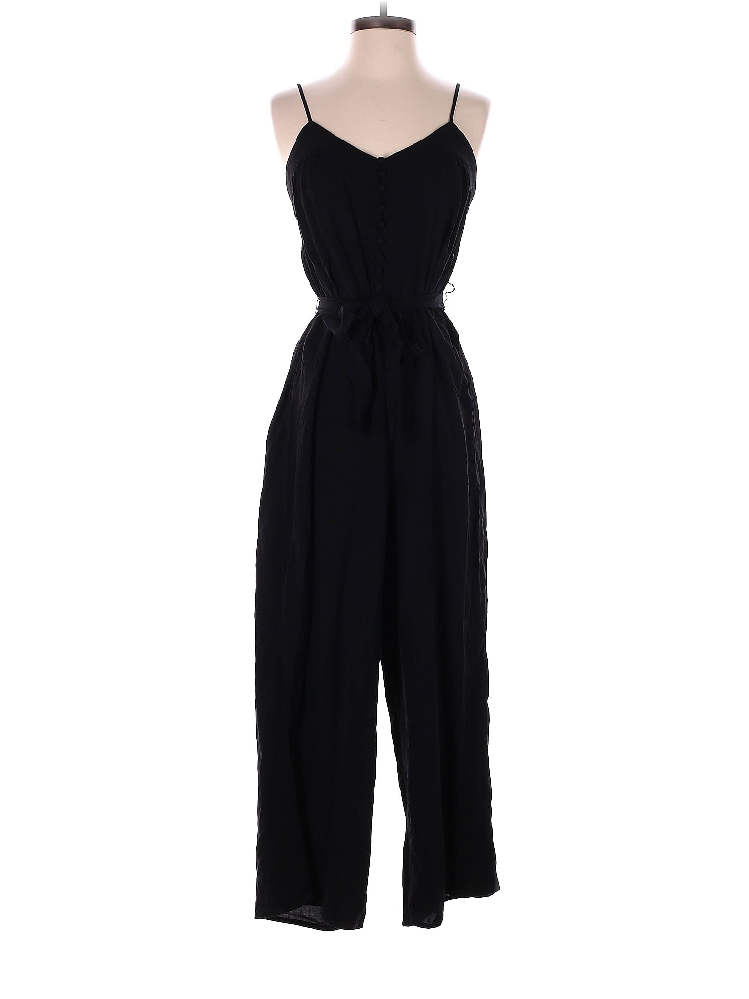 Trixxi Solid Black Jumpsuit Size M - 51% off | ThredUp