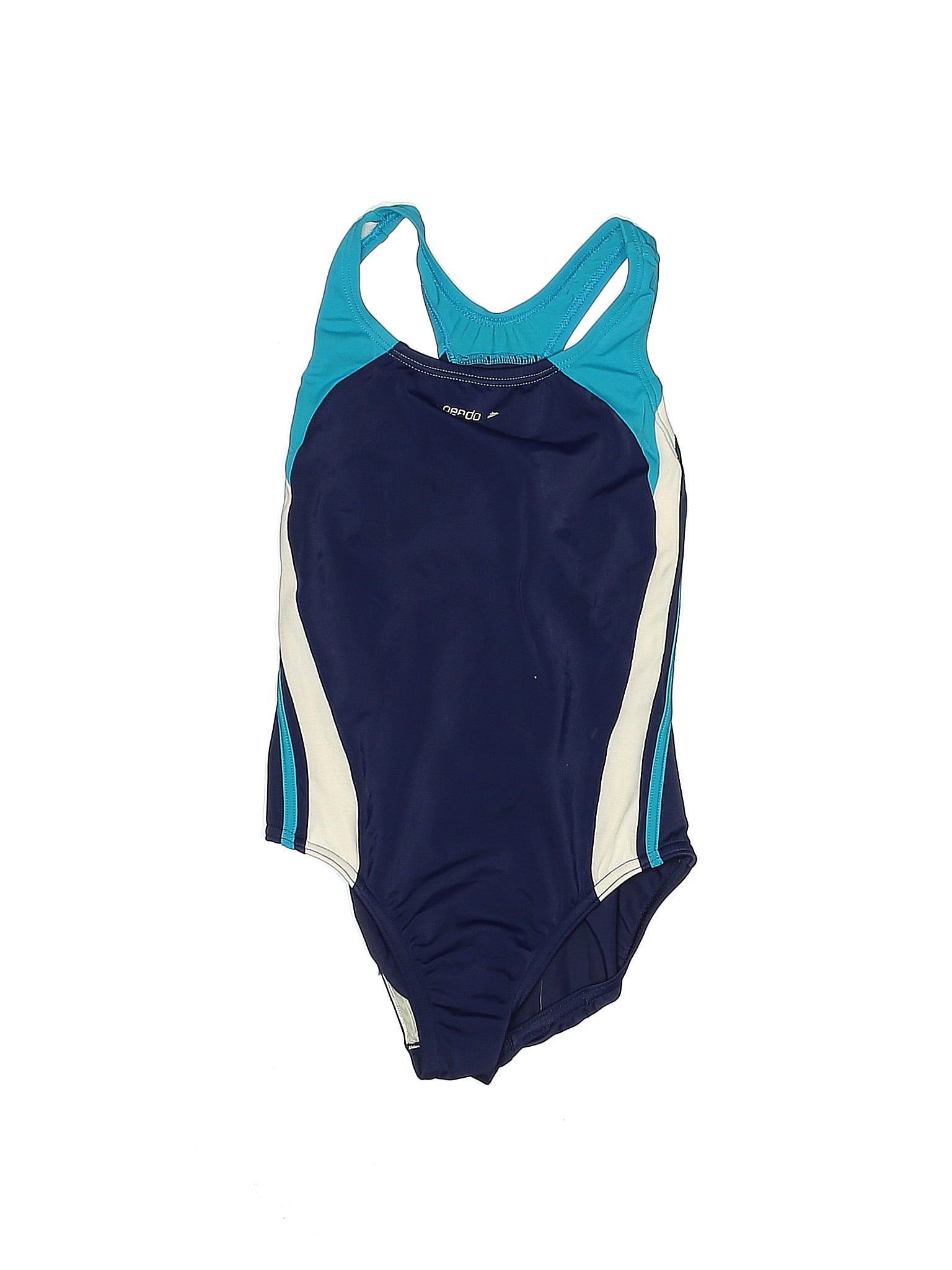 Speedo Solid Blue One Piece Swimsuit Size 8 - 32% off | ThredUp